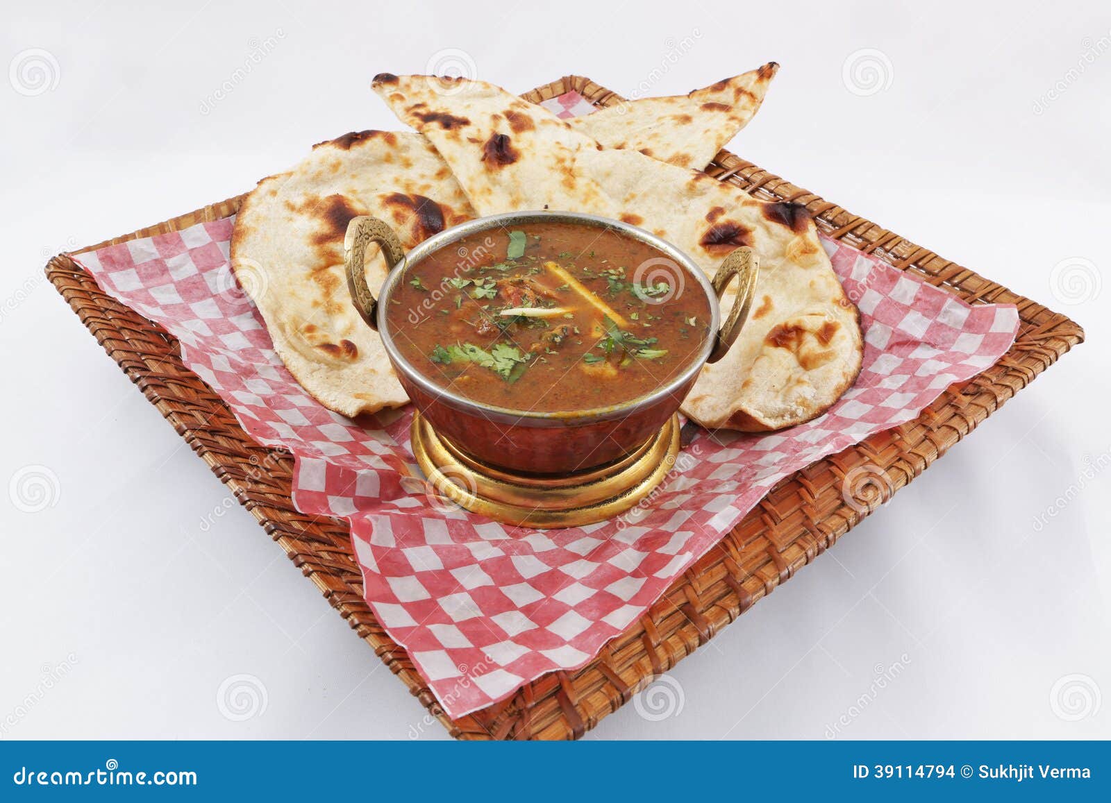 Meat And Curry Sauce In A Pan. Chicken Kadhai. Indian Chicken Curry ...