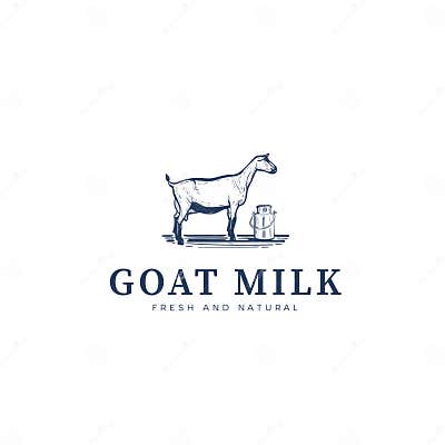Goat Milk Logo, Vector Illustration Stock Vector - Illustration of ...