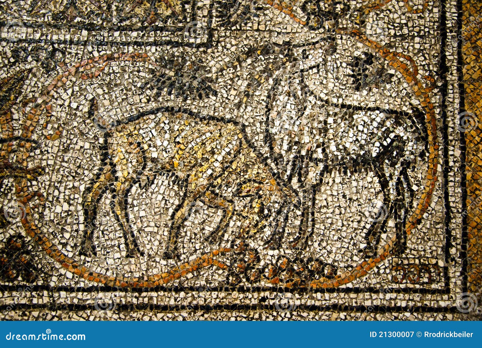 Goat Mosaic stock image. Image of floor, christianity - 21300007