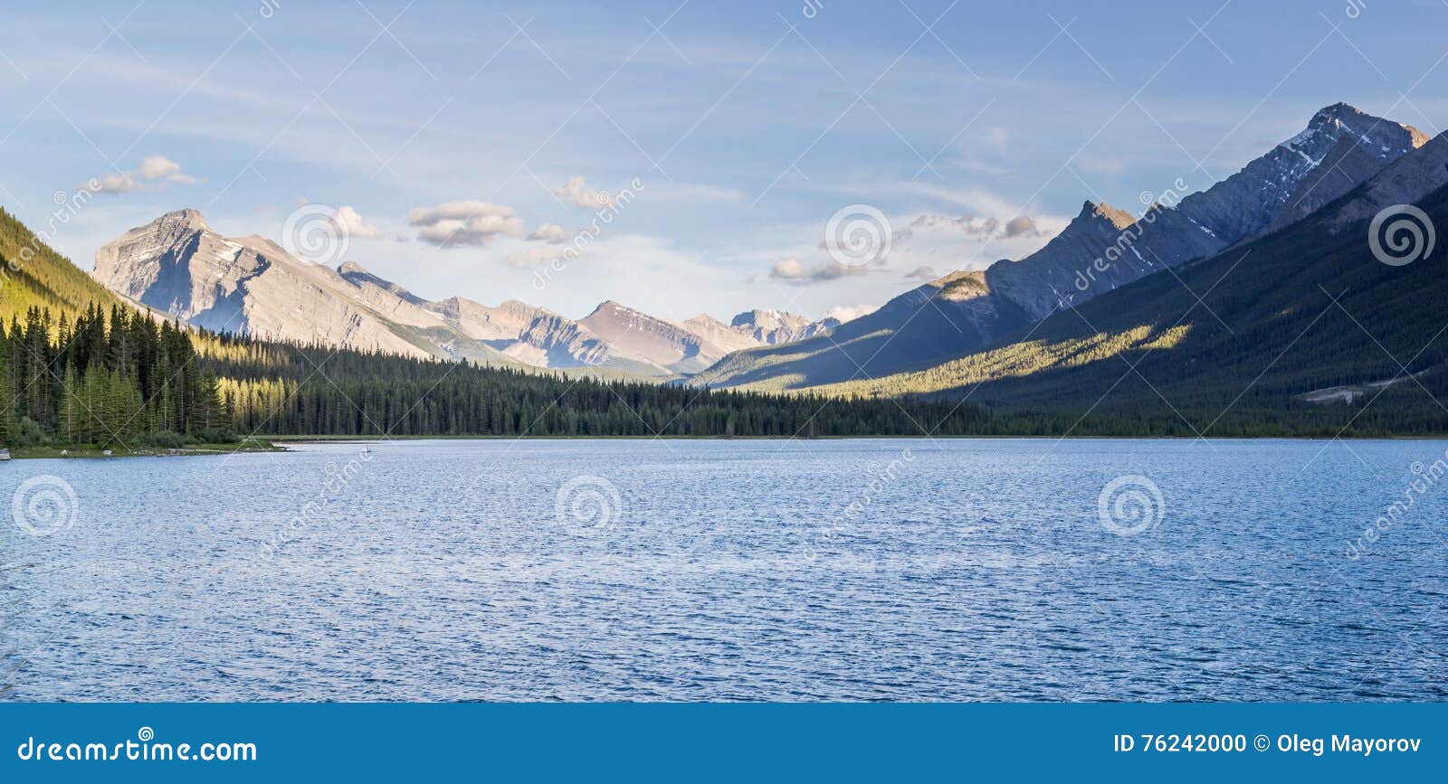 Goat Pond and Spray Lakes Reservoir Canmore Alberta Canada Stock Photo ...