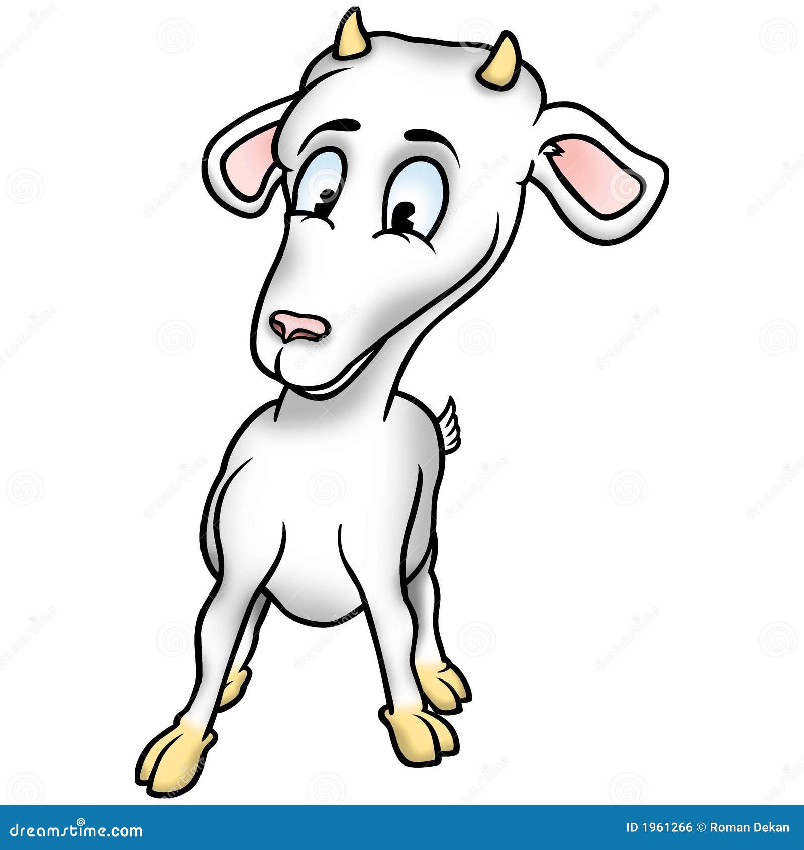 Goatling imp stock illustration. Illustration of comic - 1961266