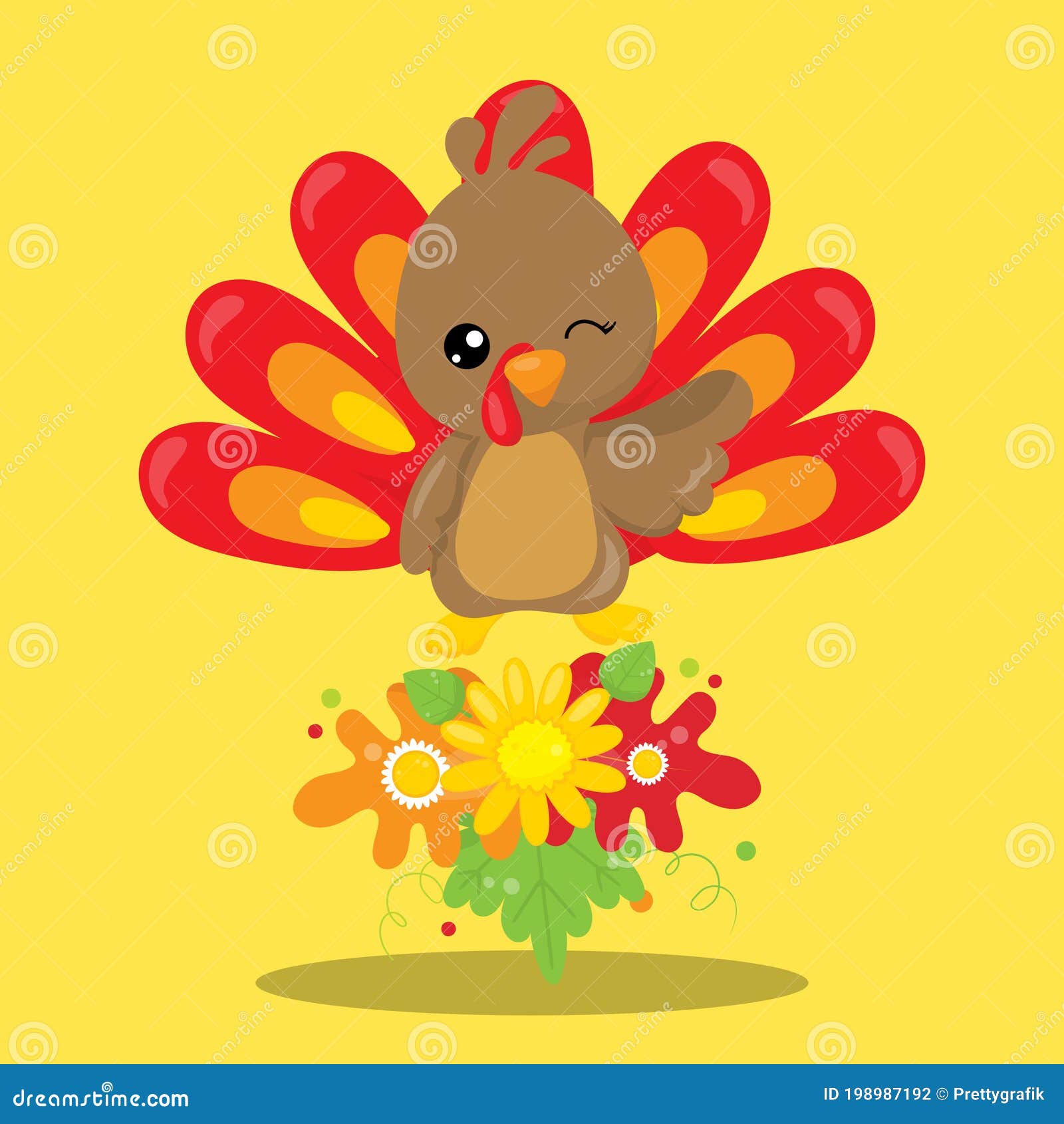 Gobble Give Thanks Gobble 02 Stock Vector - Illustration of cartoon ...