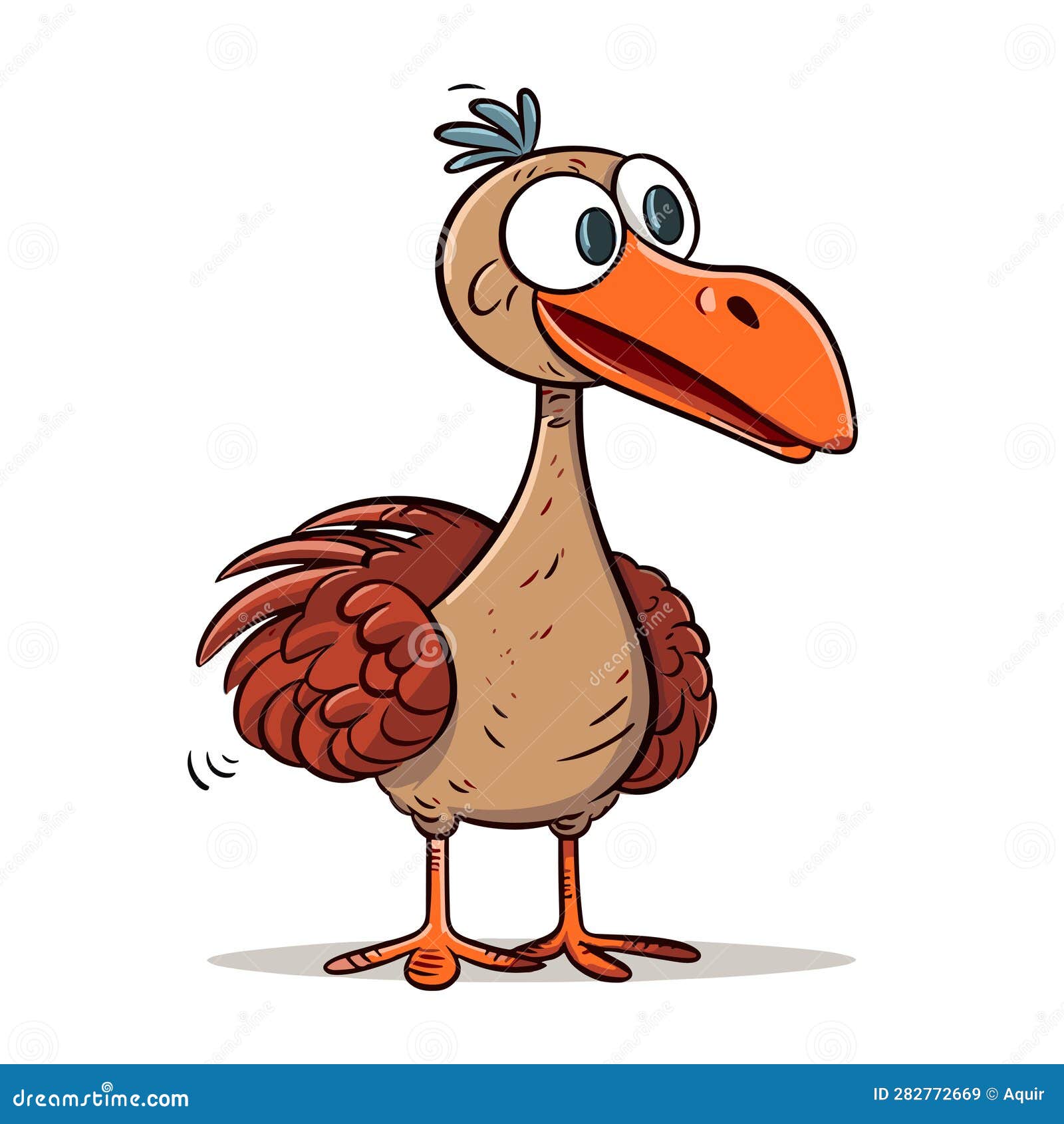 Gobbler Hand-drawn Illustration. Gobbler. Vector Doodle Style Cartoon ...