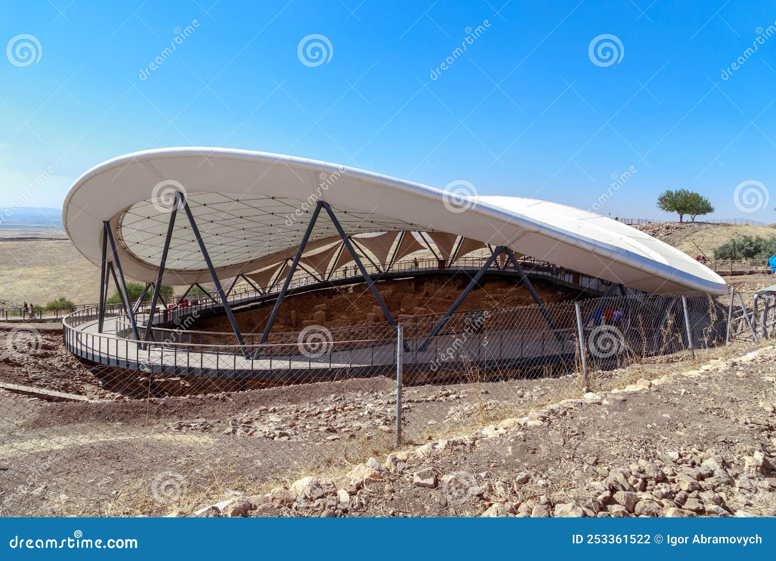 Archaeological Complex on the Hill Gobekli Tepe, Turkey Editorial ...