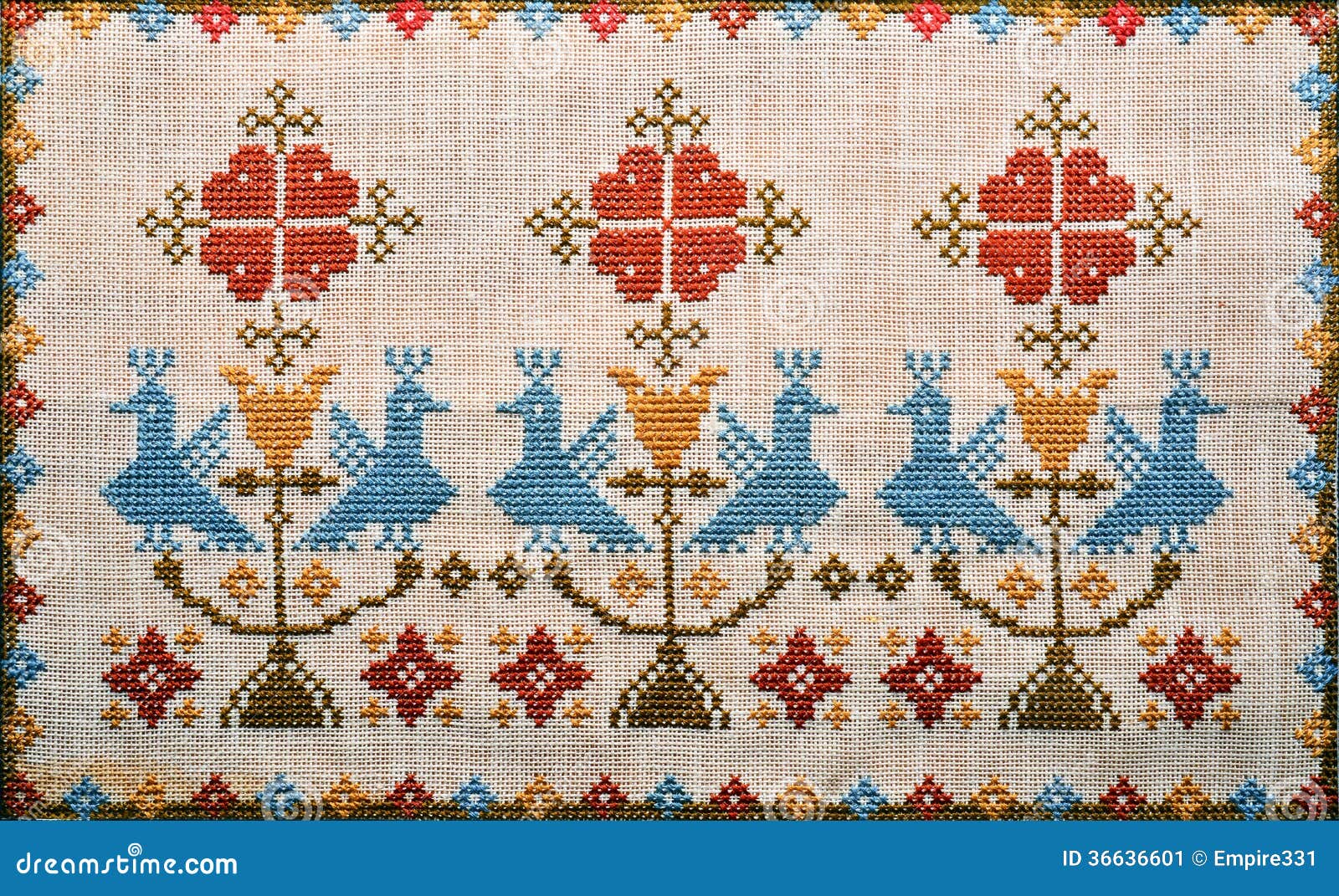 Gobelin image stock. Image du handcrafted, handmade, couture - 36636601