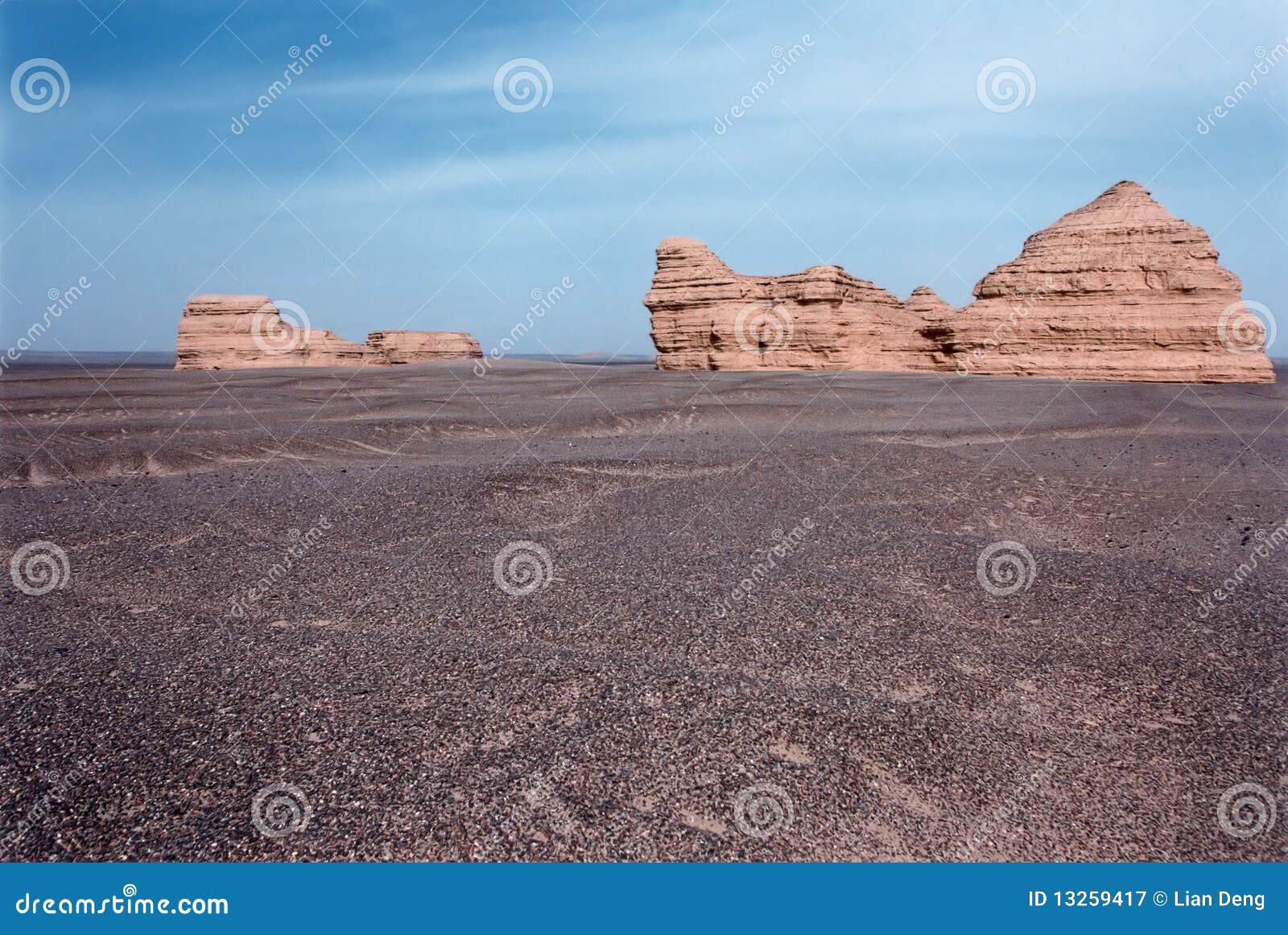Gobi stock image. Image of waterless, horizon, terrain - 13259417