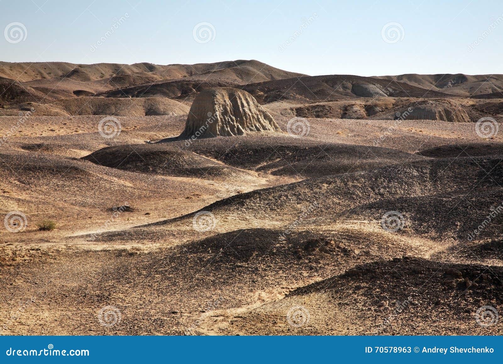Gobi Desert Near Sainshand. Mongolia Stock Image - Image of landmark ...