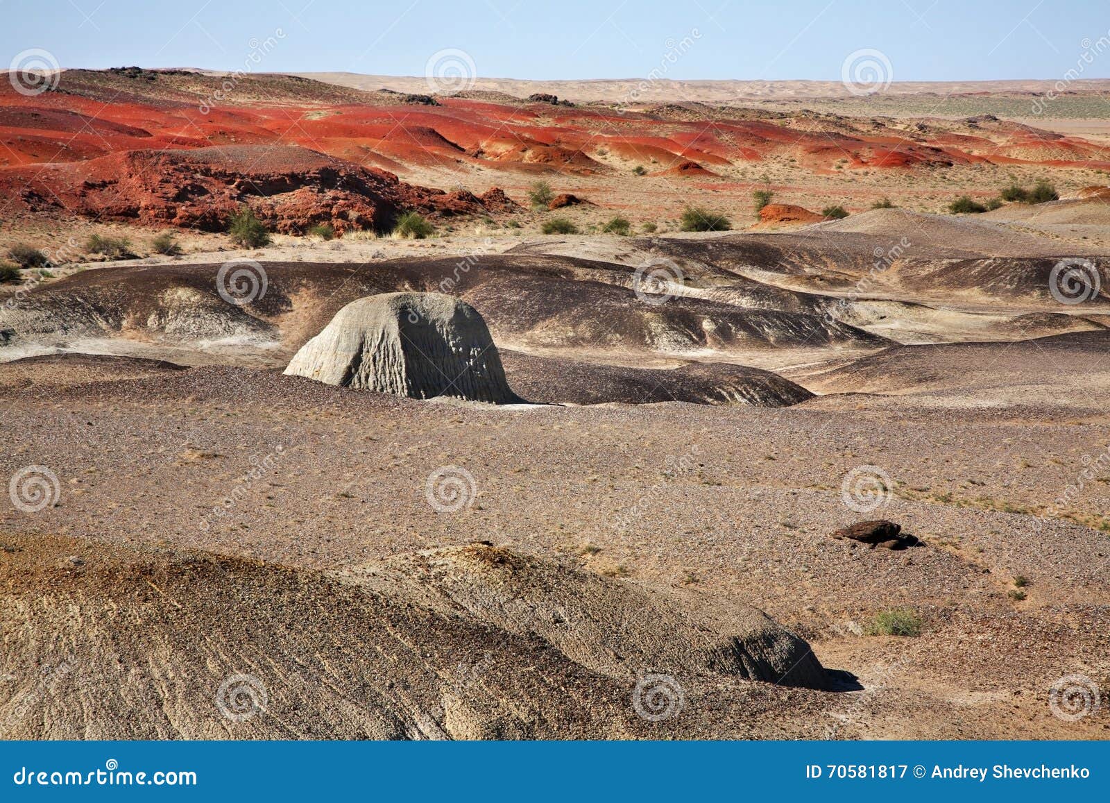 Gobi Desert Near Sainshand. Mongolia Stock Image - Image of landmarks ...