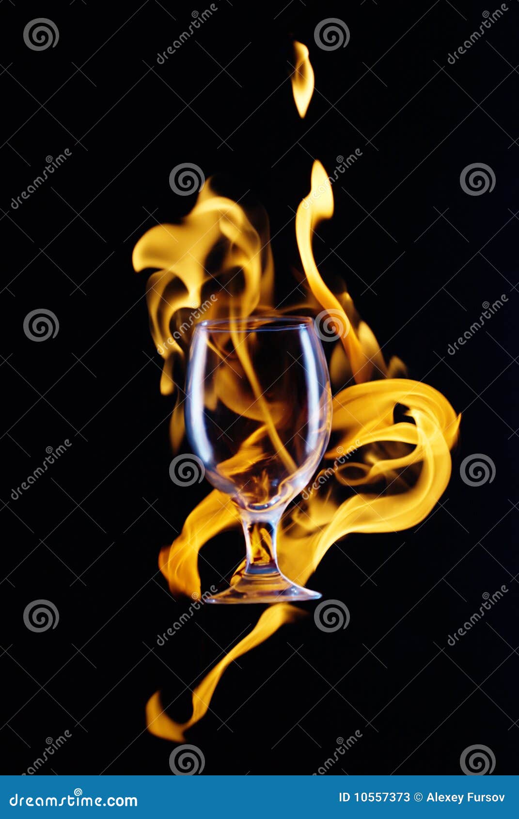 Goblet in flame stock image. Image of object, black, flame - 10557373