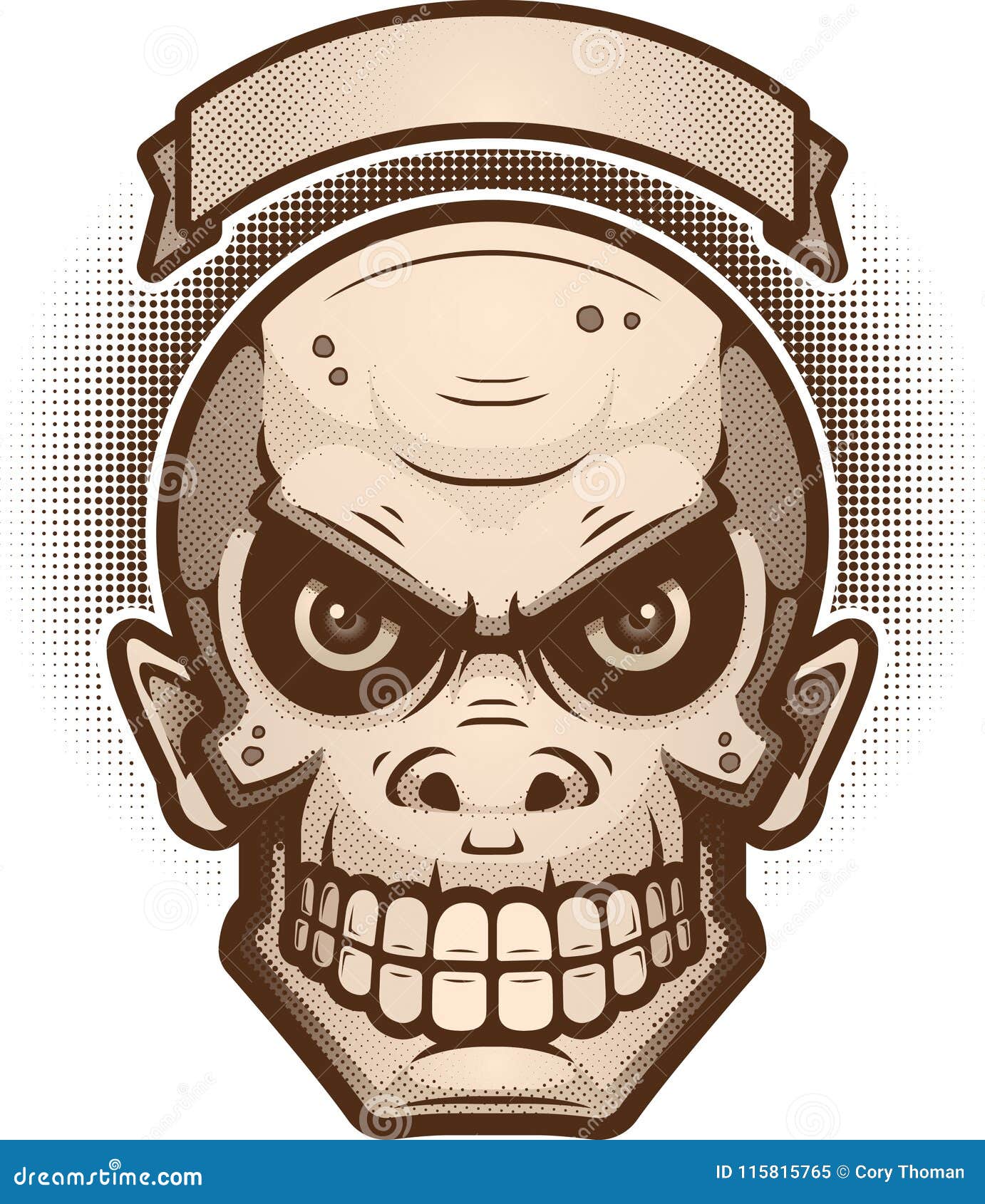 Goblin Banner Illustration stock vector. Illustration of goblin - 115815765