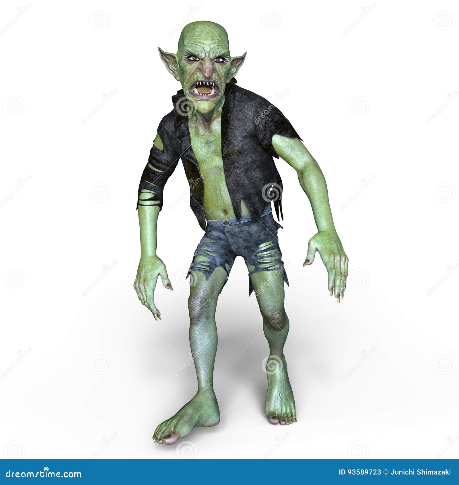 Goblin stock illustration. Illustration of ugly, fashion - 93589723