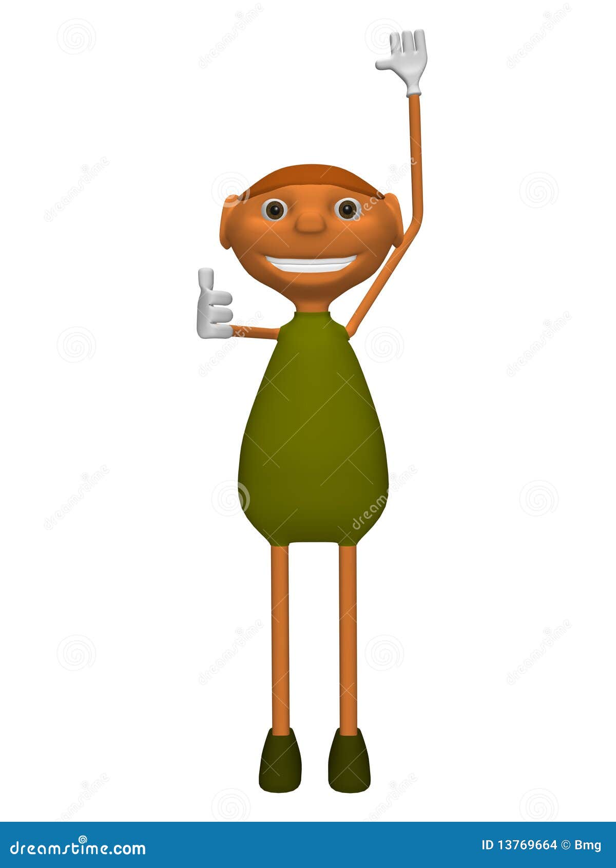 Goblin smiling stock illustration. Illustration of smile - 13769664