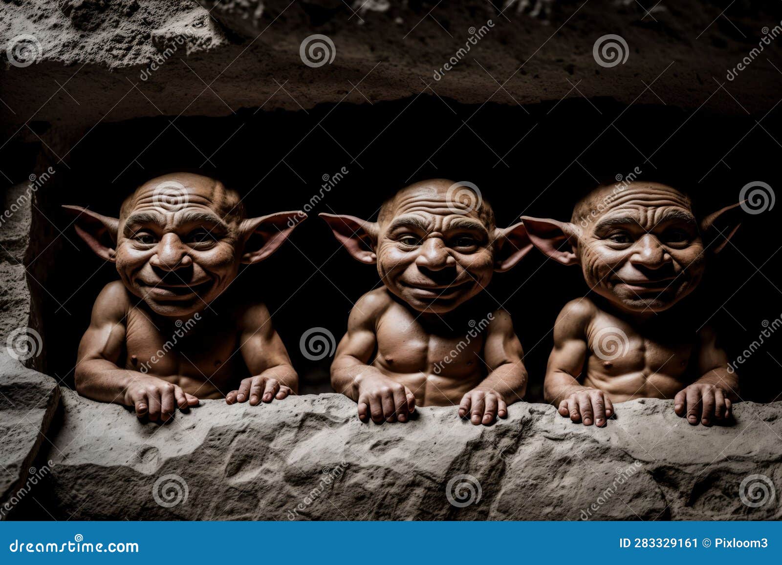 Trolls In Their Cave Royalty-Free Stock Photo | CartoonDealer.com ...