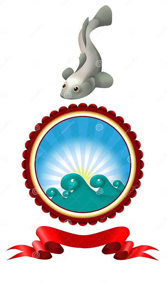 Goby stock illustration. Illustration of emblem, design - 9062931