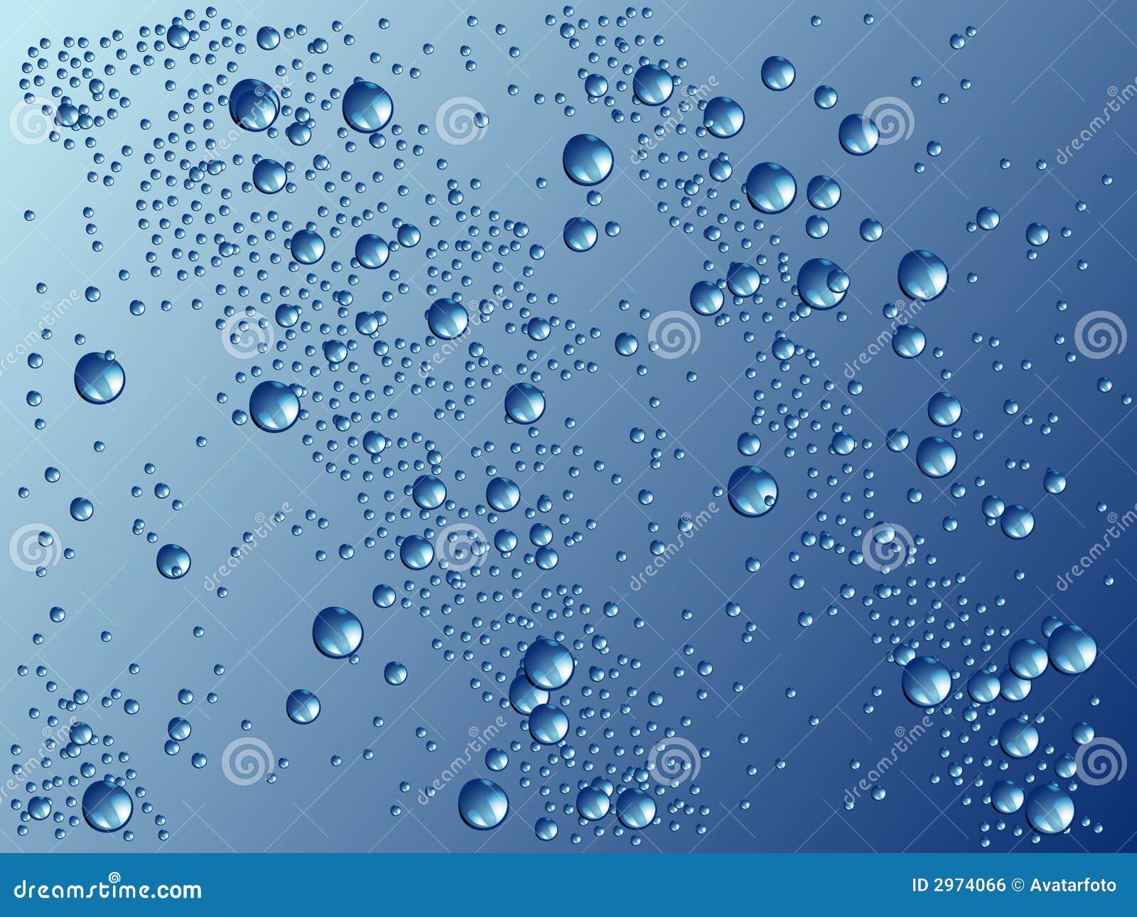 Gocce dell'acqua illustrazione di stock. Illustrazione di riflessione ...