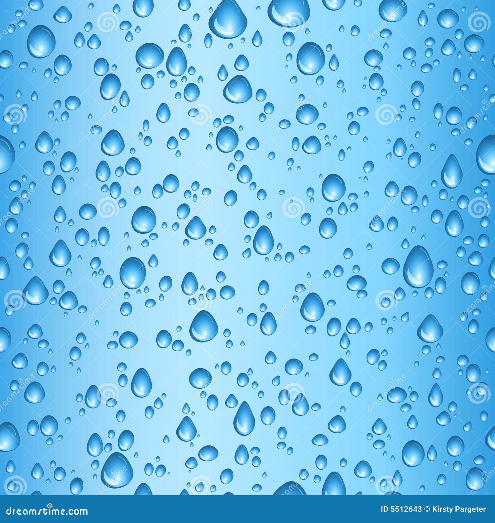 Gocce dell'acqua illustrazione vettoriale. Illustrazione di liquido ...