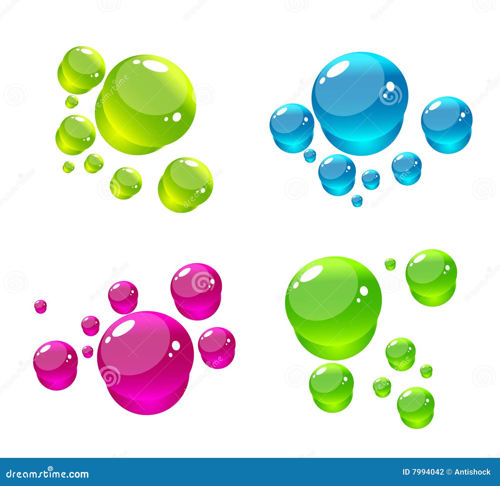 Gocce di vettore illustrazione vettoriale. Illustrazione di luminoso ...