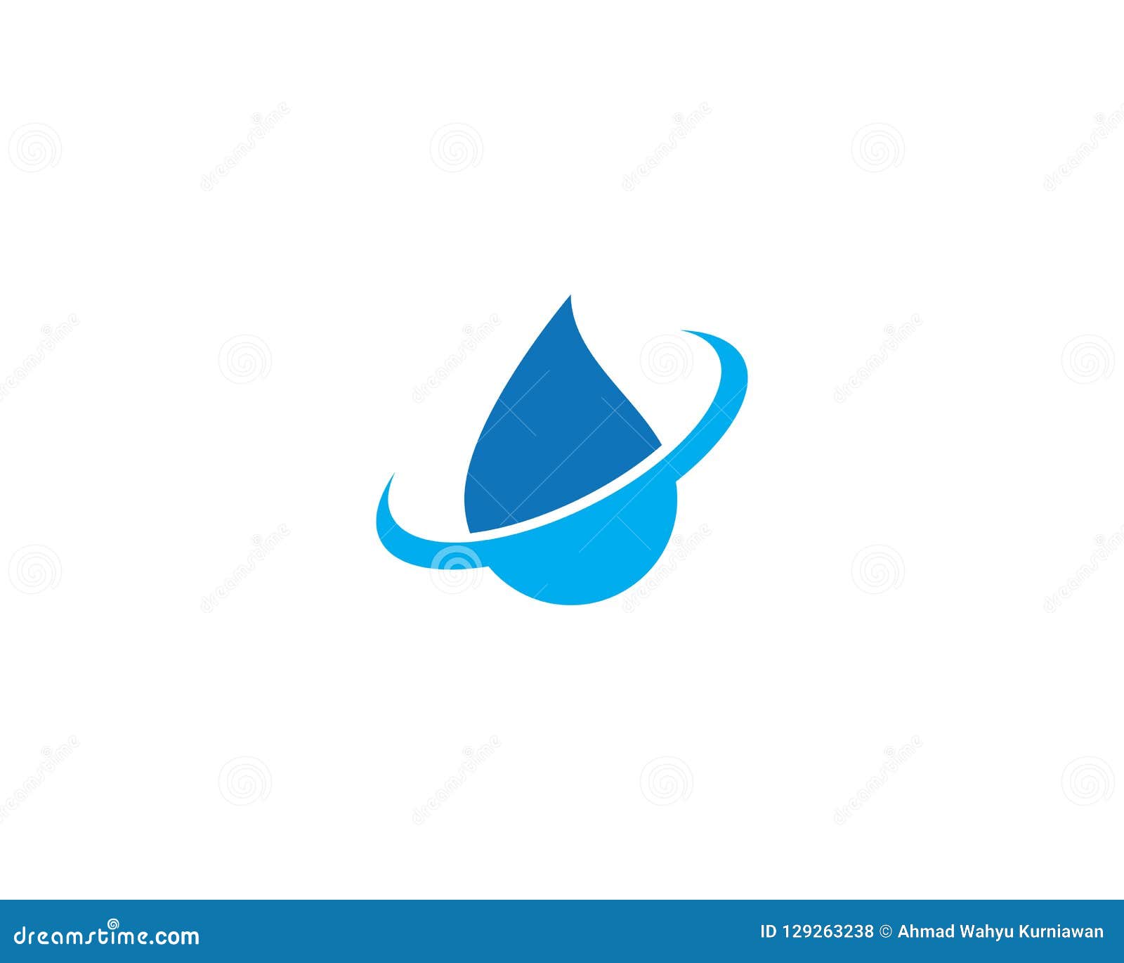 Goccia Di Acqua Logo Template Illustrazione Vettoriale - Illustrazione ...