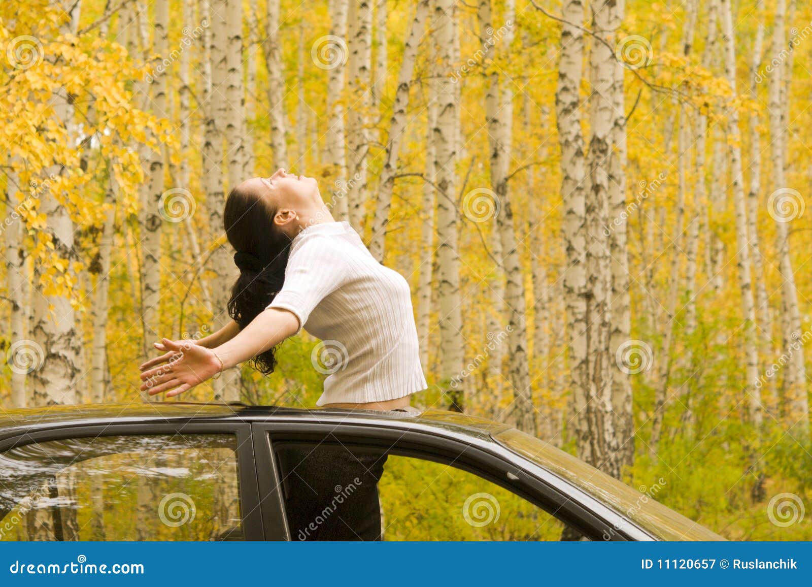 Goce imagen de archivo. Imagen de salud, paisaje, muchacha - 11120657