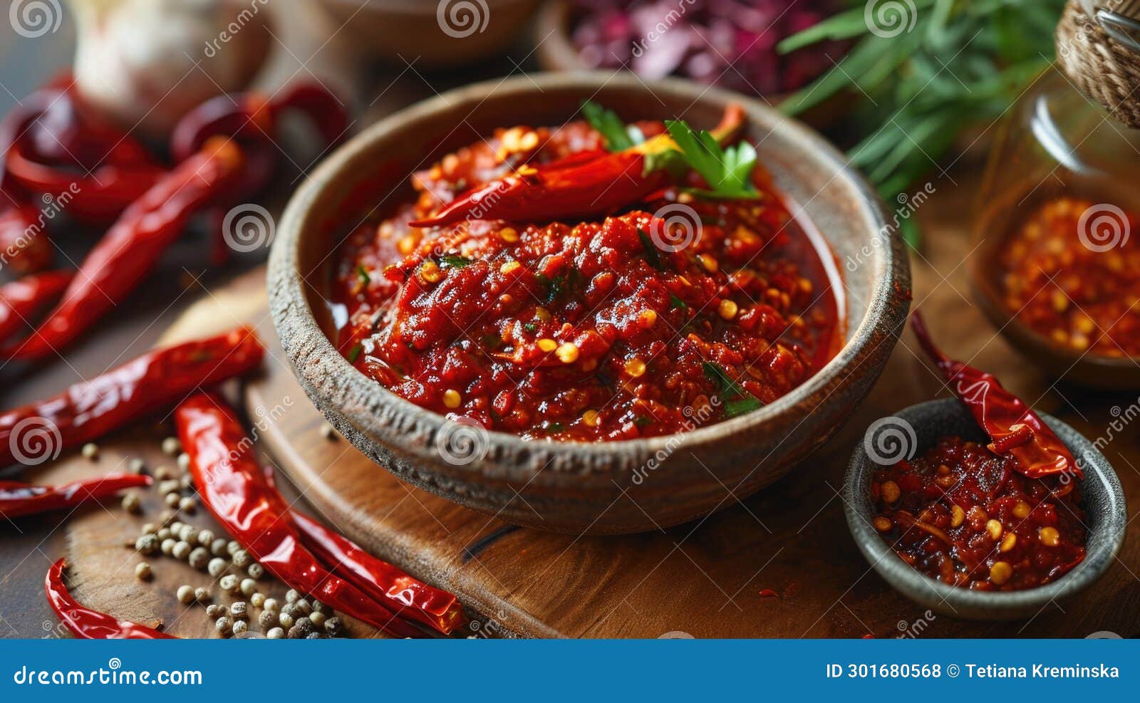 Gochujang Korean Red Chili Paste. Stock Photo - Image of umami ...