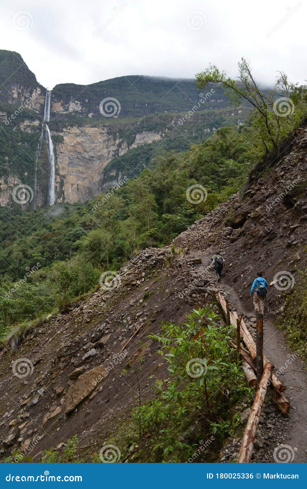 Gocta Waterfalls, Chachapoyas, Amazonas, Peru Editorial Photo - Image ...