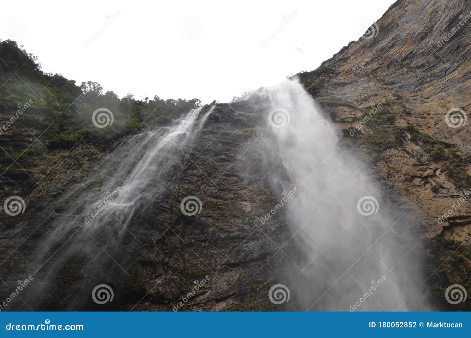 Gocta Waterfalls. Chachapoyas, Amazonas, Peru Stock Photo - Image of ...