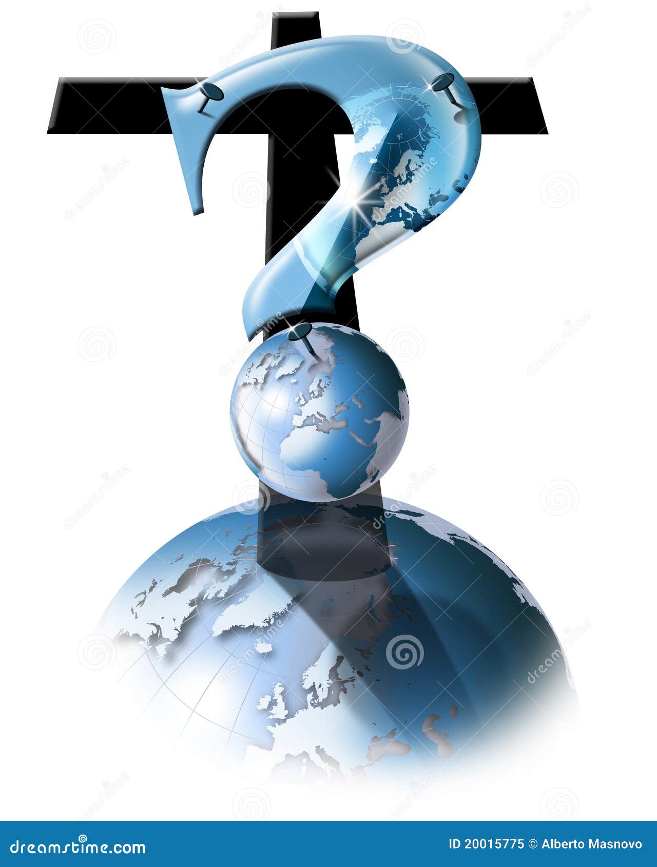 God? stock illustration. Illustration of doubt, crucifix - 20015775