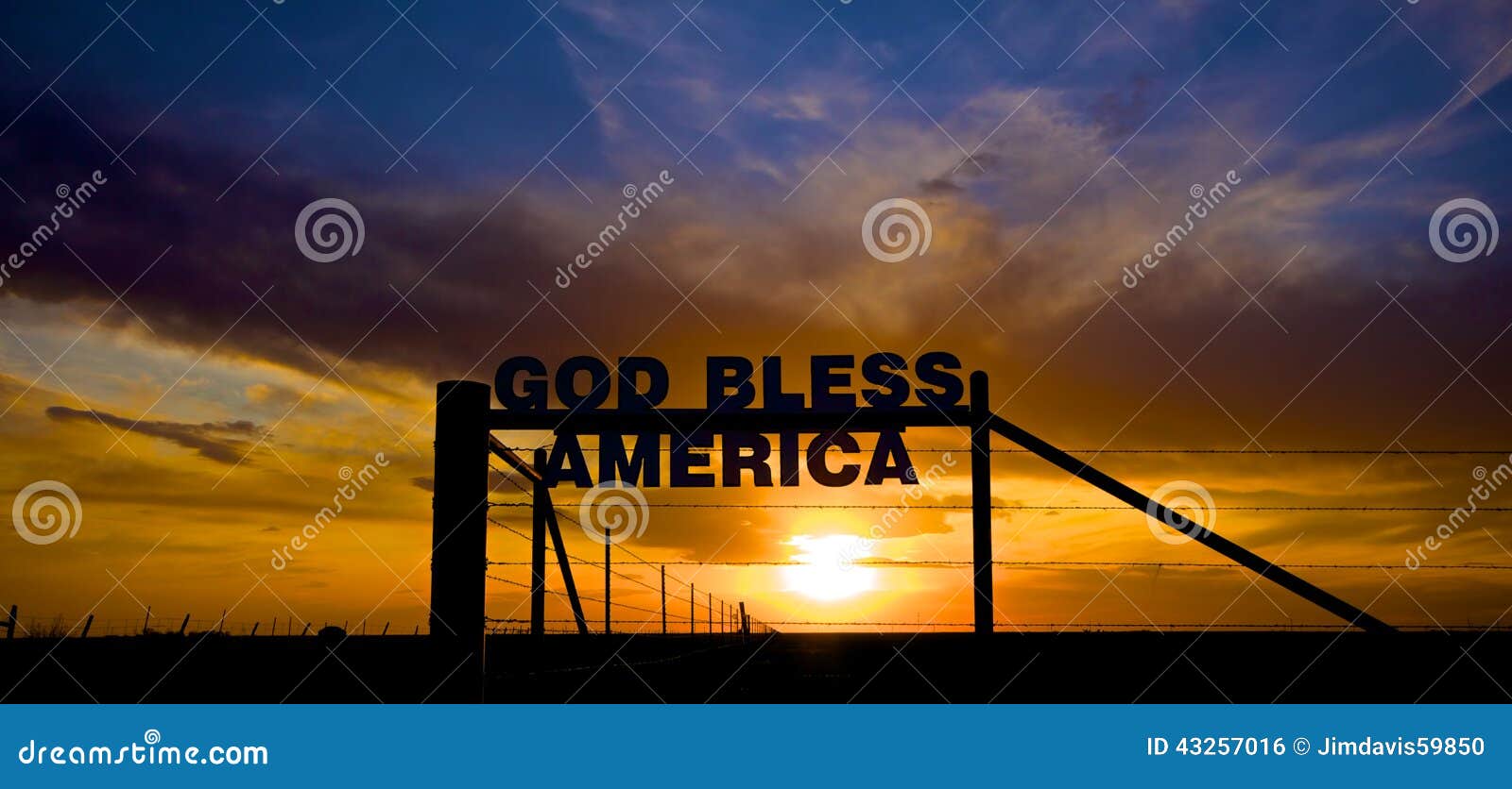 God Bless America On A Cedar Board Background Royalty-Free Stock ...