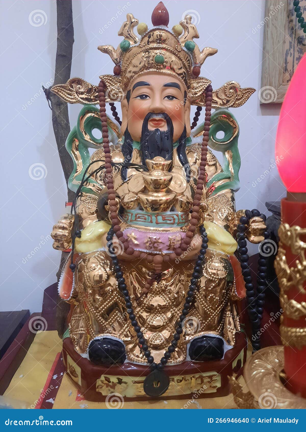 God of Fortune stock photo. Image of money, success - 266946640