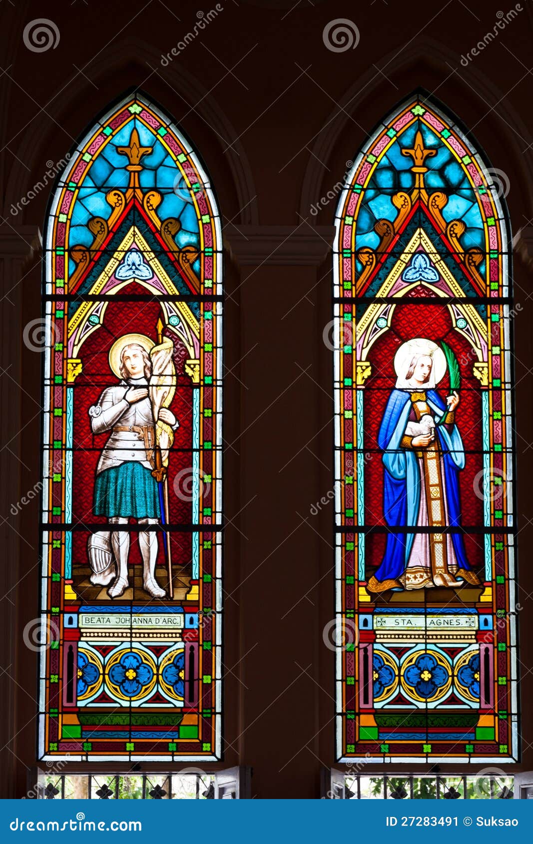 God is on the glass stock image. Image of stained, heaven - 27283491