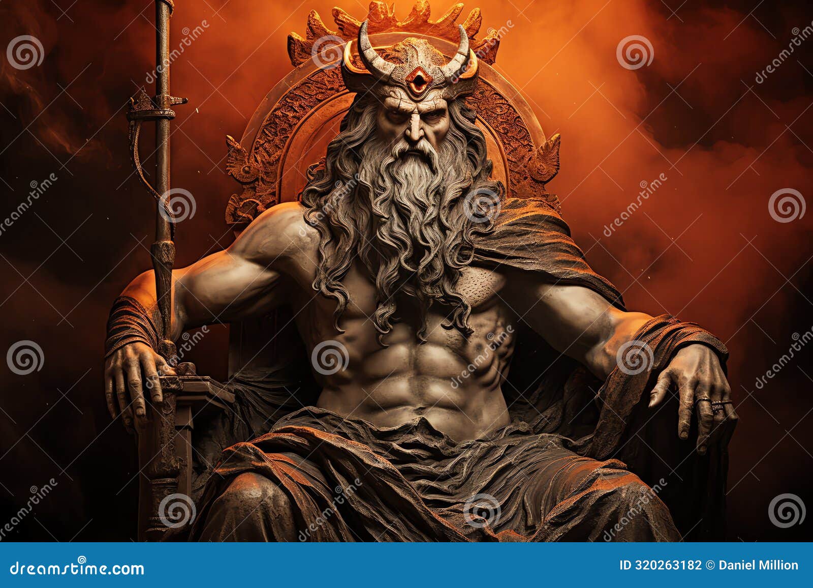 The God Hades Illusrtation Illustration Photo | CartoonDealer.com ...