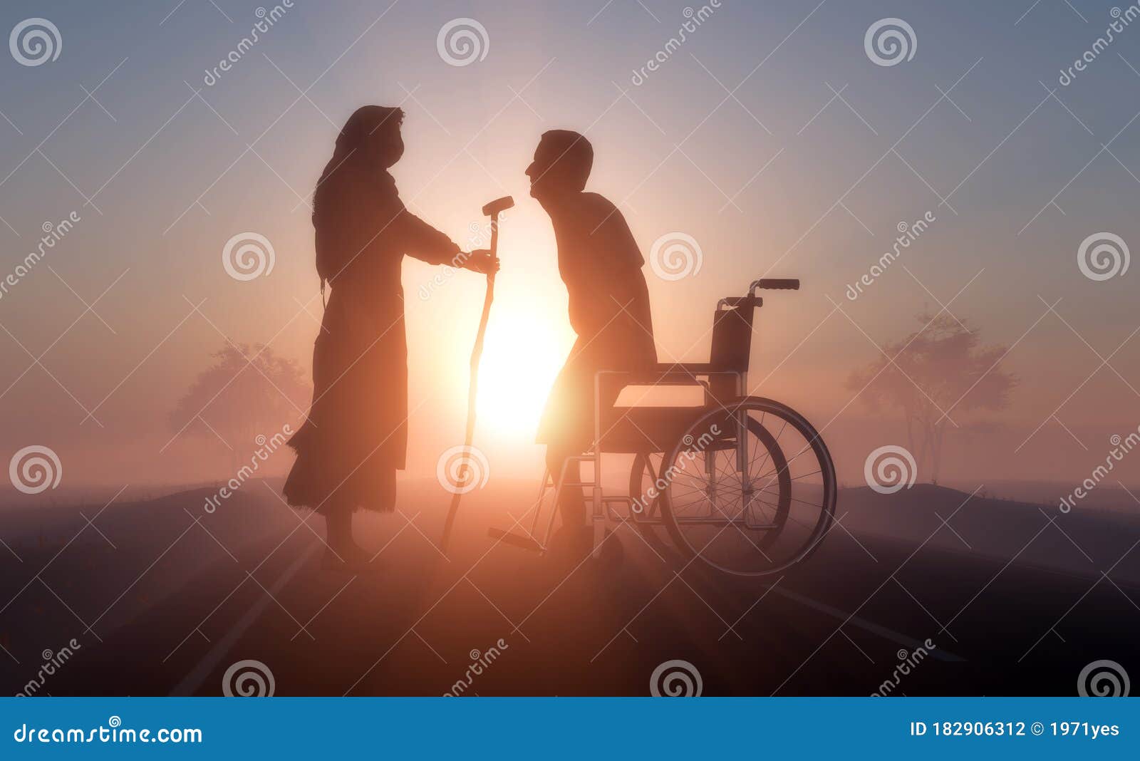 Jesus Heals The Bleeding Woman Cartoon Vector | CartoonDealer.com ...