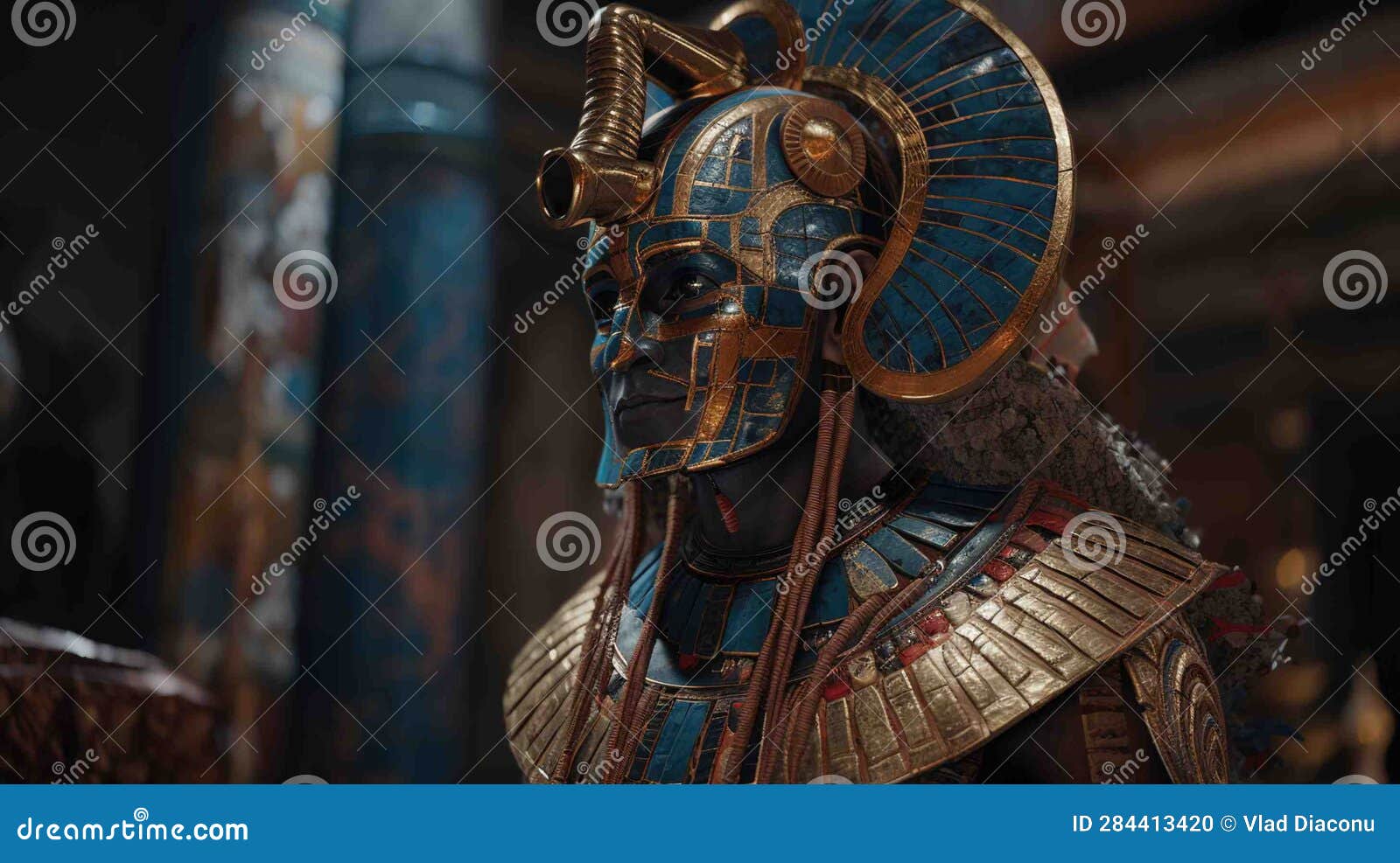 God Ra from Ancient Egyptian Mythology Stock Illustration ...