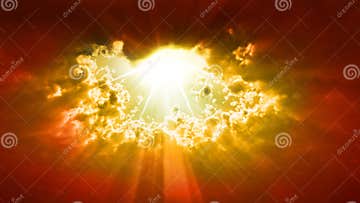 God rays stock illustration. Illustration of cloudy, light - 17147243