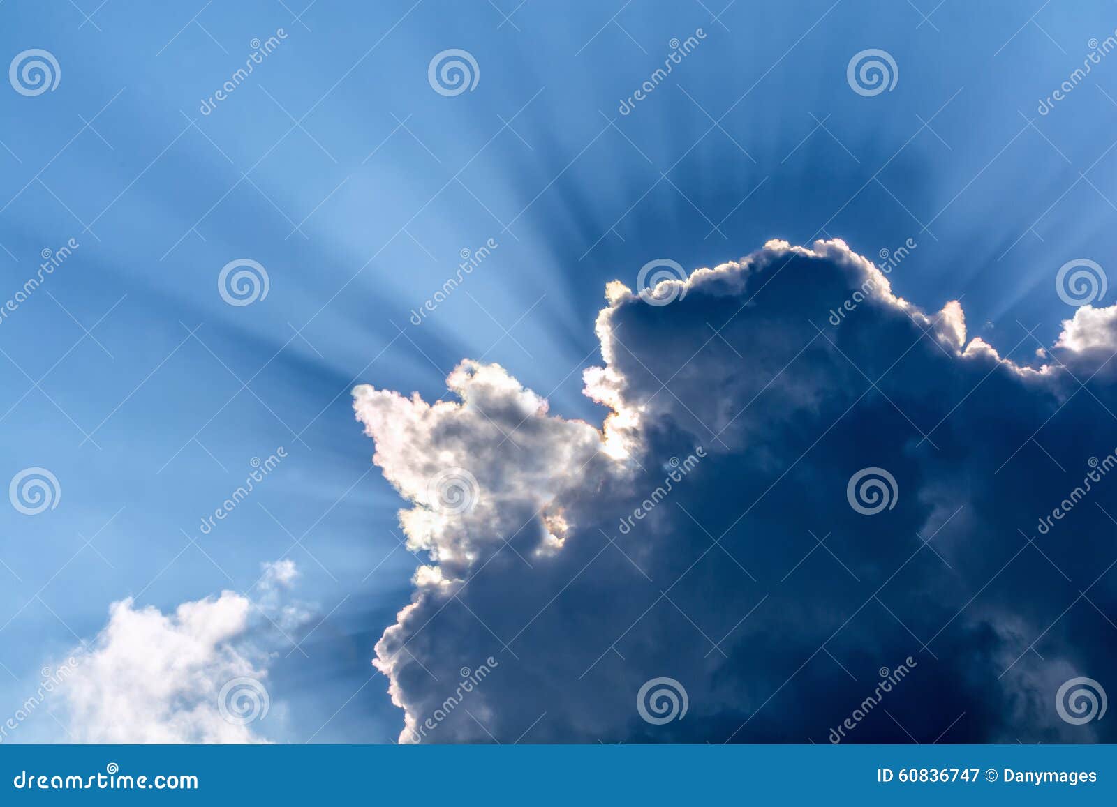 God rays stock image. Image of summer, godray, bright - 60836747