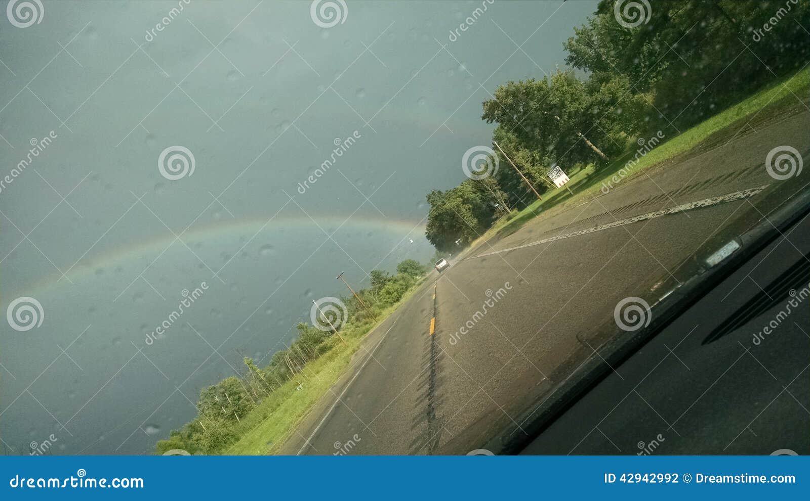 God s Beautiful rainbow stock photo. Image of beautiful - 42942992