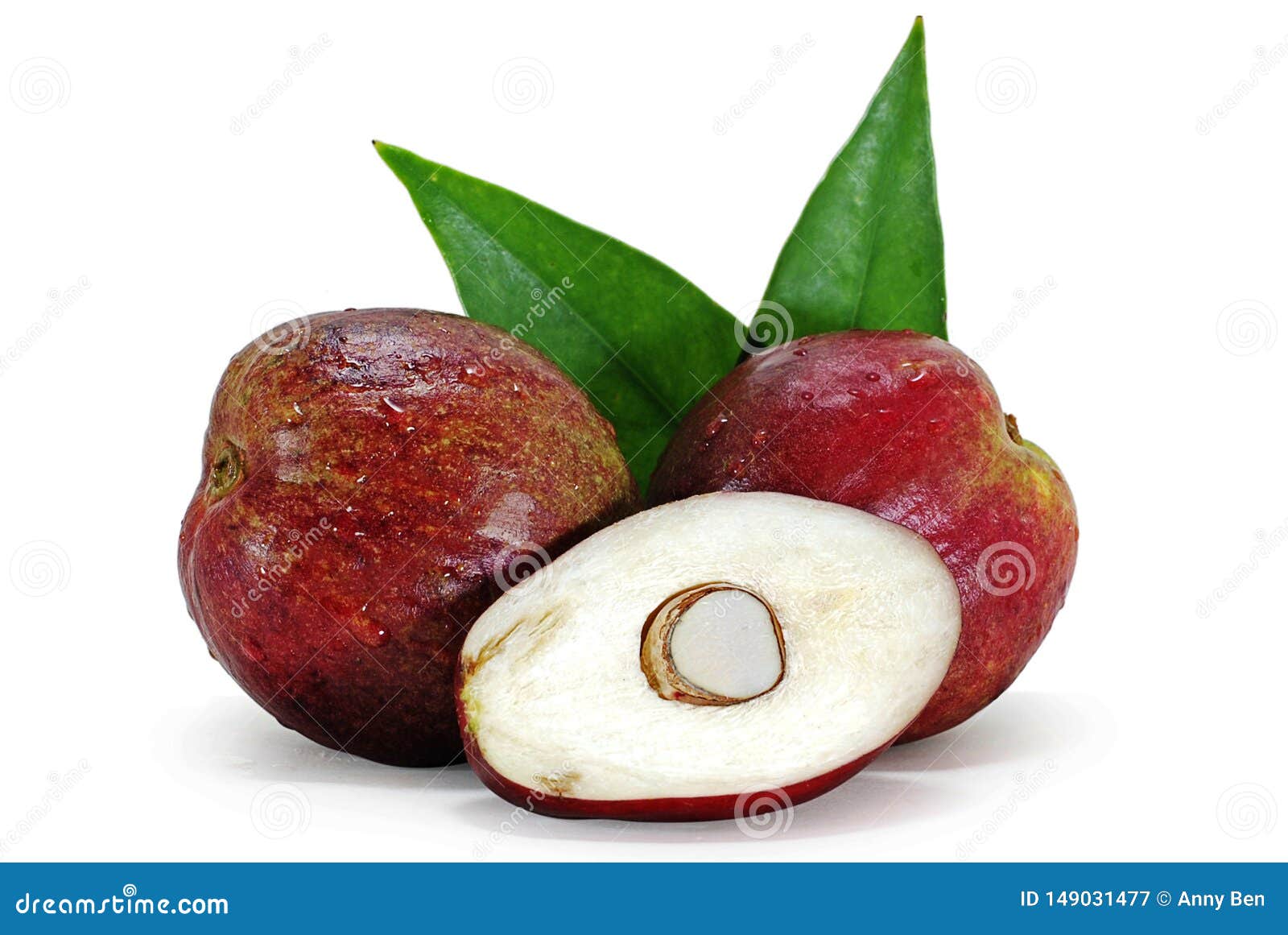 God`s Crown Fruit Isolated on White Stock Image - Image of dense, food ...