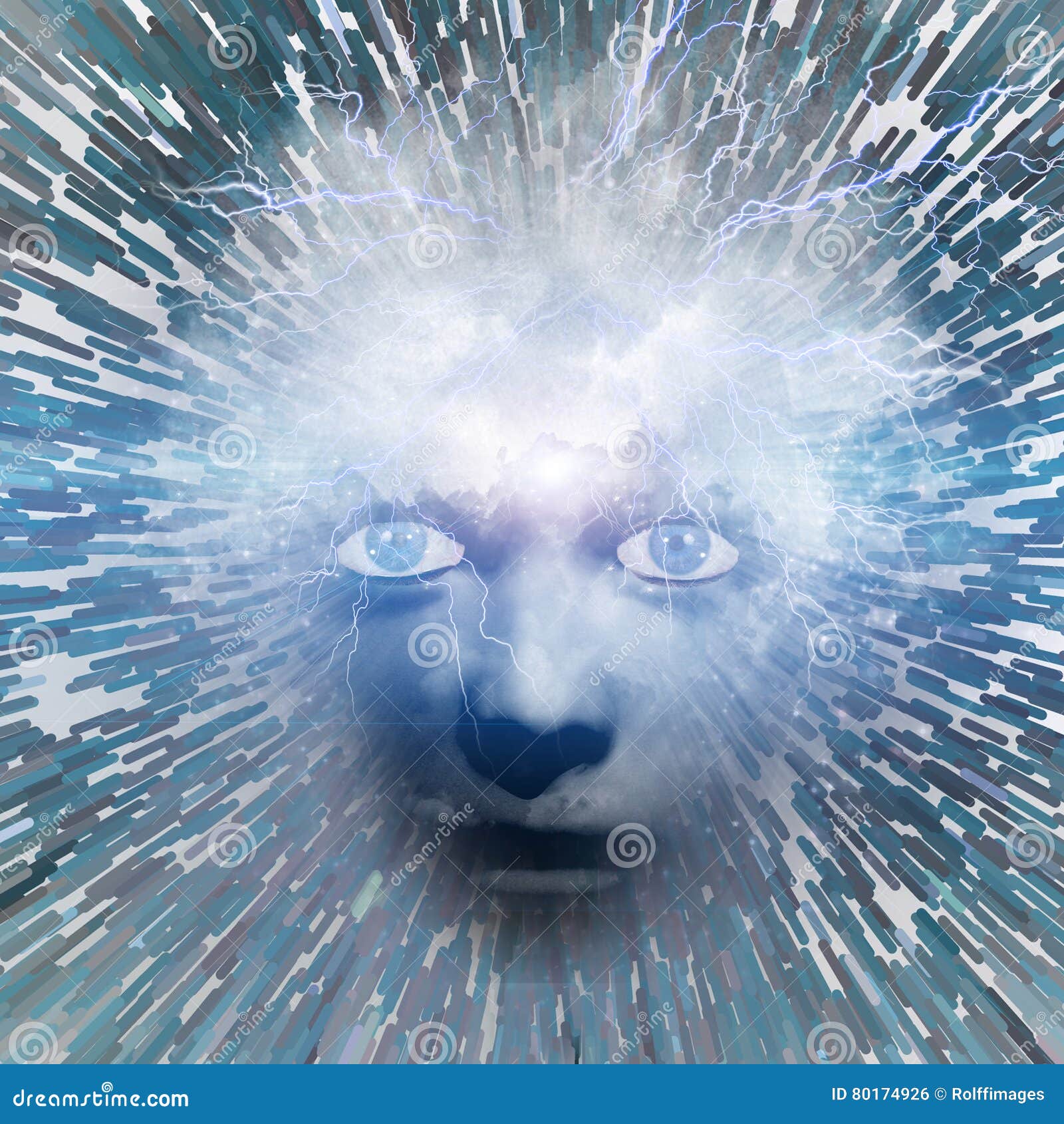 God`s Face stock illustration. Illustration of face, humanity - 80174926