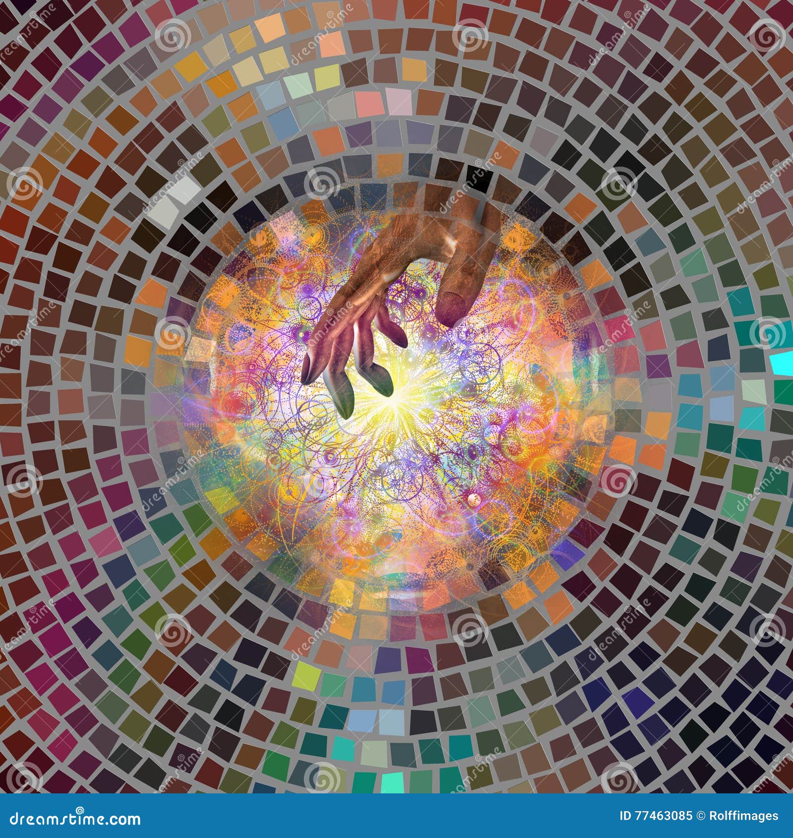 God s Hand stock illustration. Illustration of fantasy - 77463085