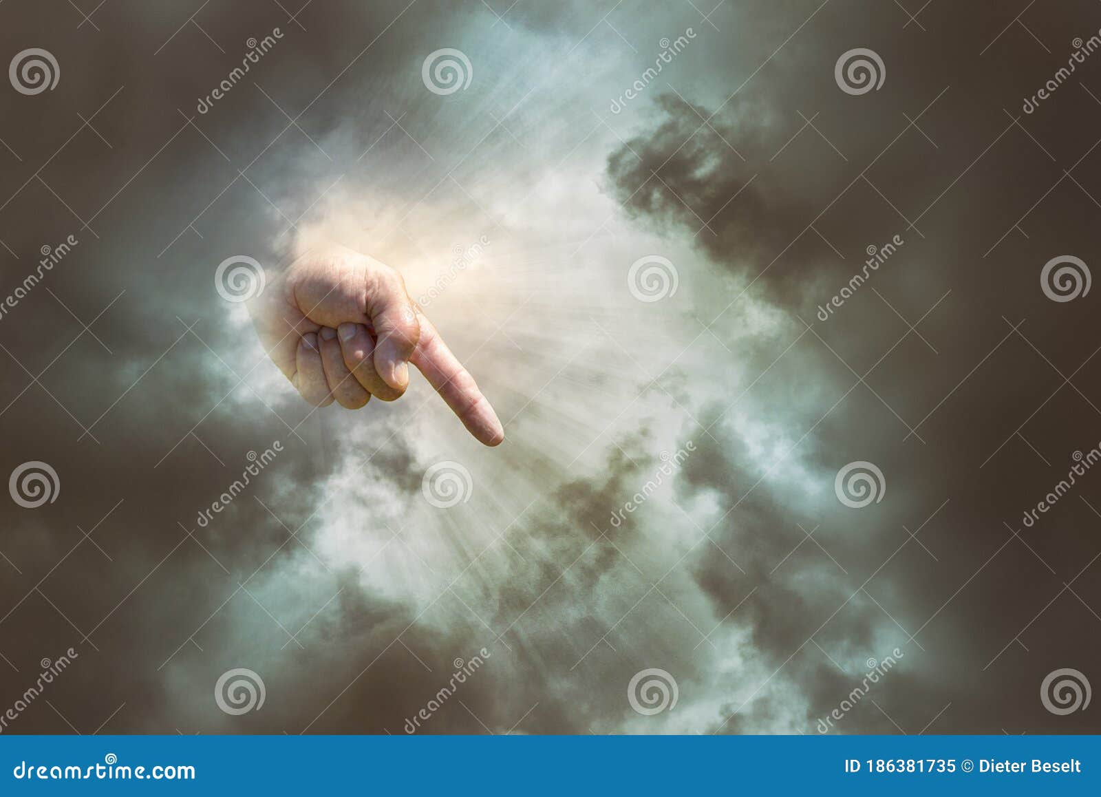 God`s hand to humanity stock image. Image of light, composing - 186381735