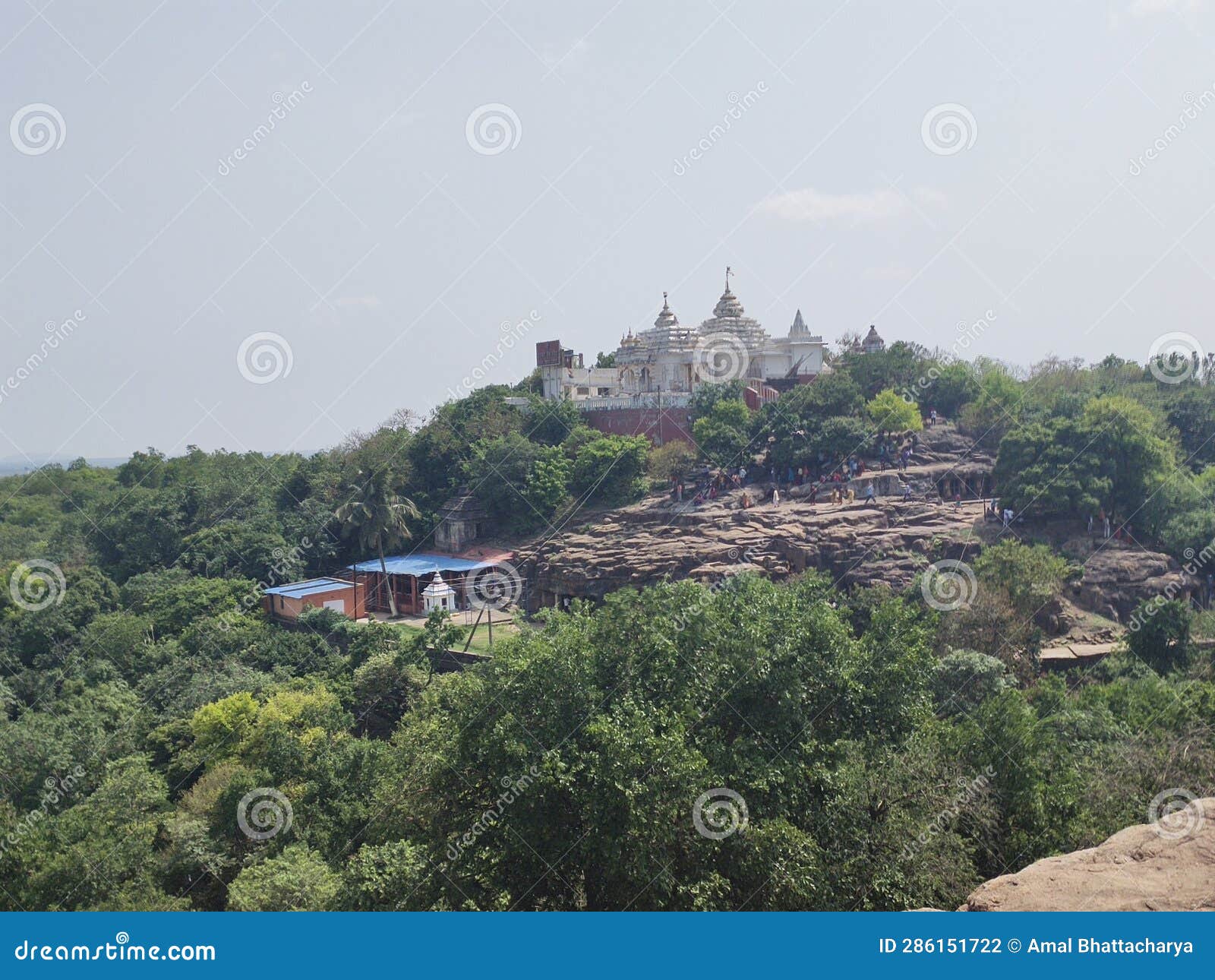 God Temple in the Top of Mountain Area Stock Photo - Image of temple ...