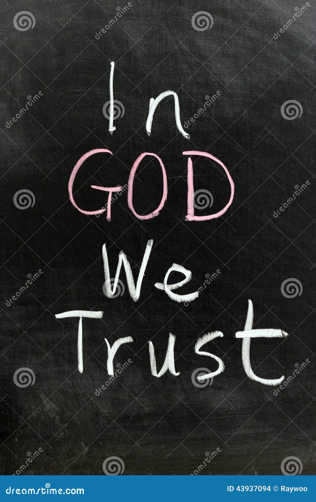 In god we trust stock photo. Image of religion, blackboard - 43937094