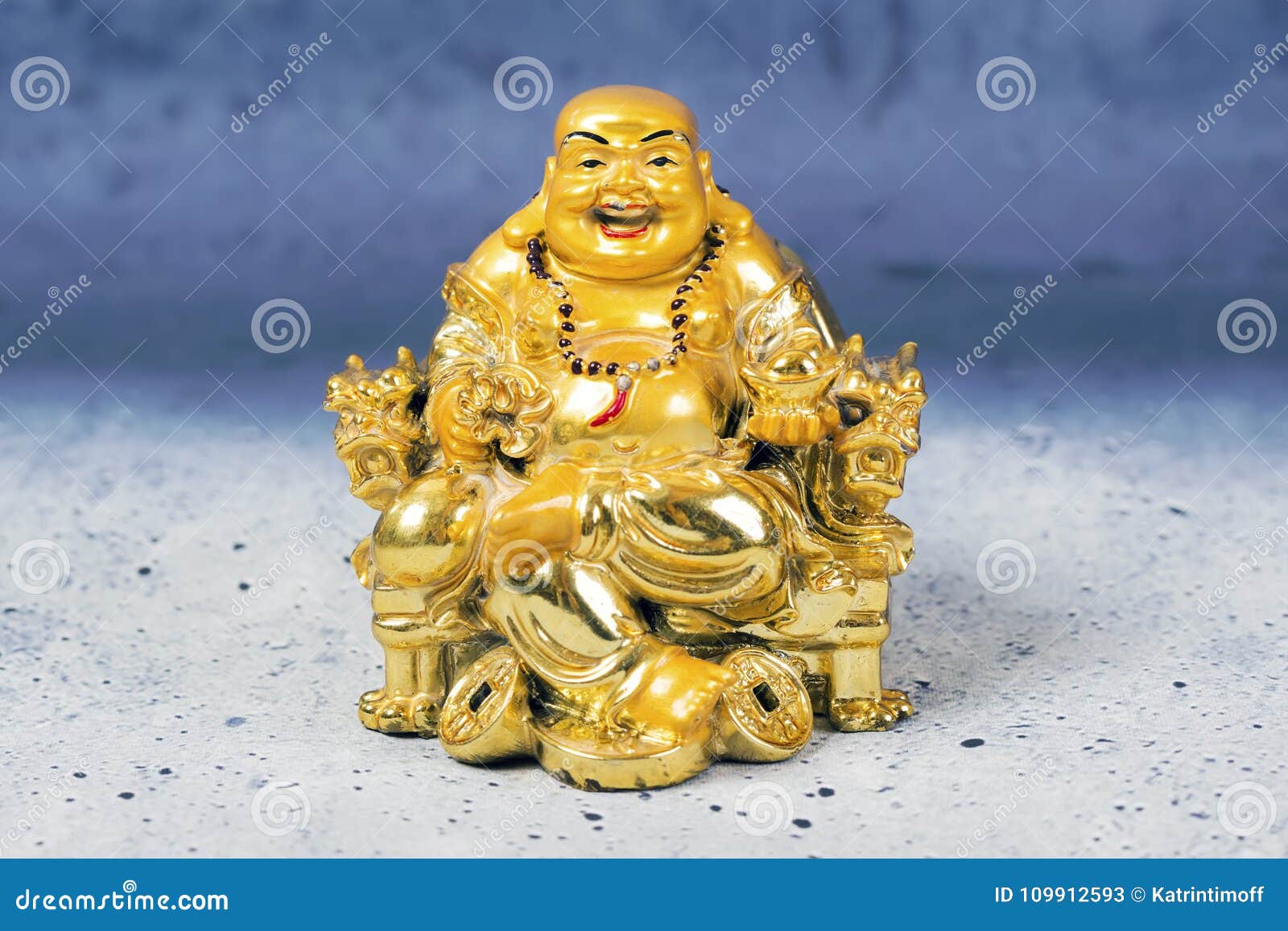 God van Rijkdom stock afbeelding. Image of goud, monnik - 109912593