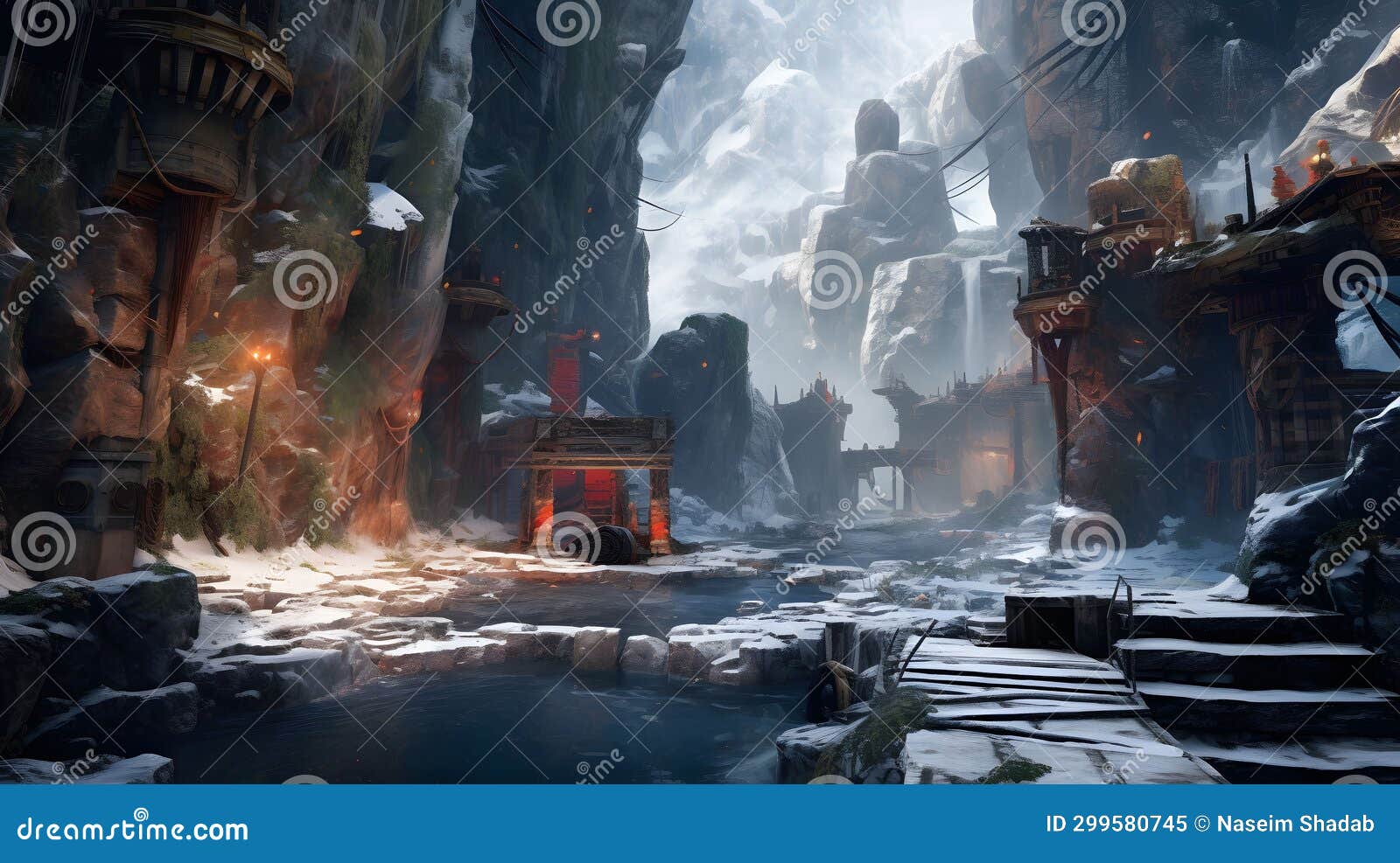 God of war environment stock image. Image of person - 299580745
