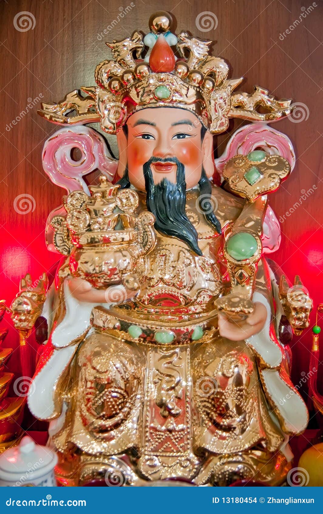God of wealth stock photo. Image of prosperous, fortune - 13180454