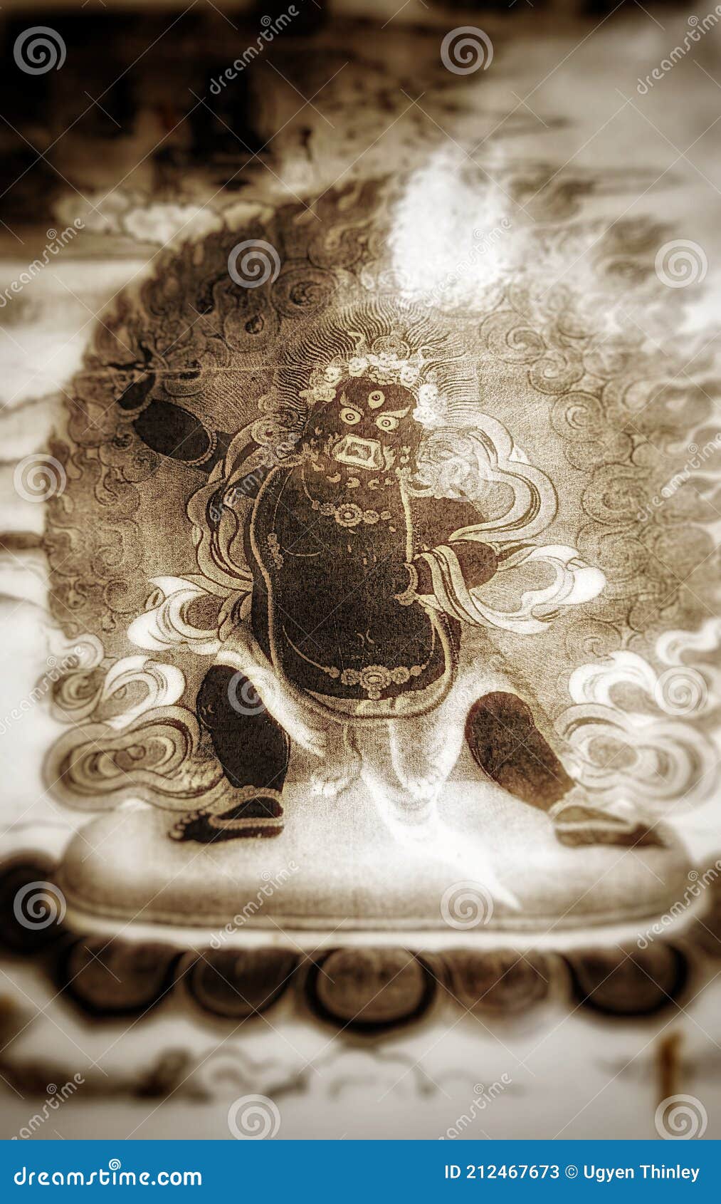 God Which Protect Bad Evil To Come in Your House Stock Image - Image of ...