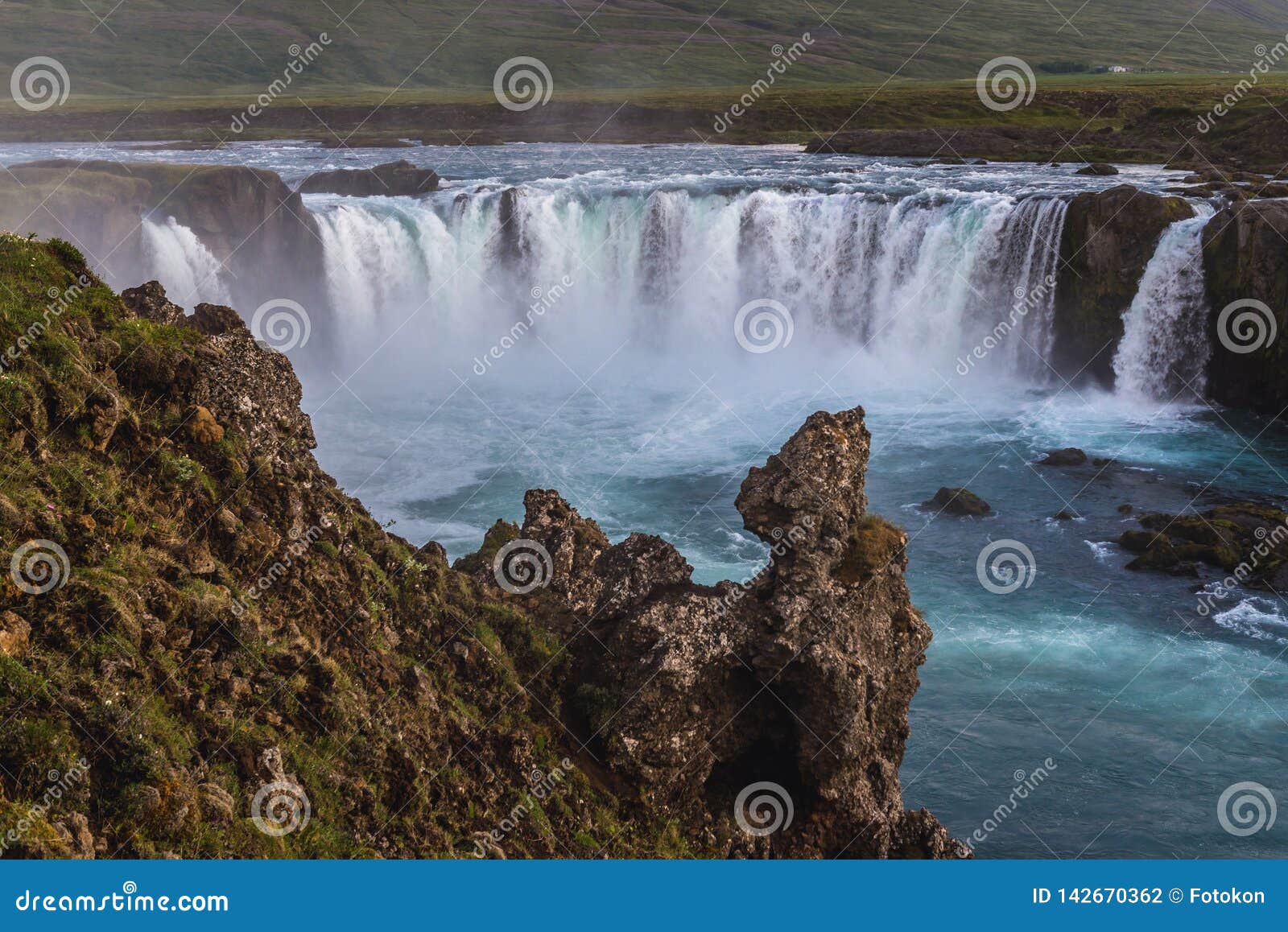 Godafoss in Iceland stock photo. Image of northeast - 142670362