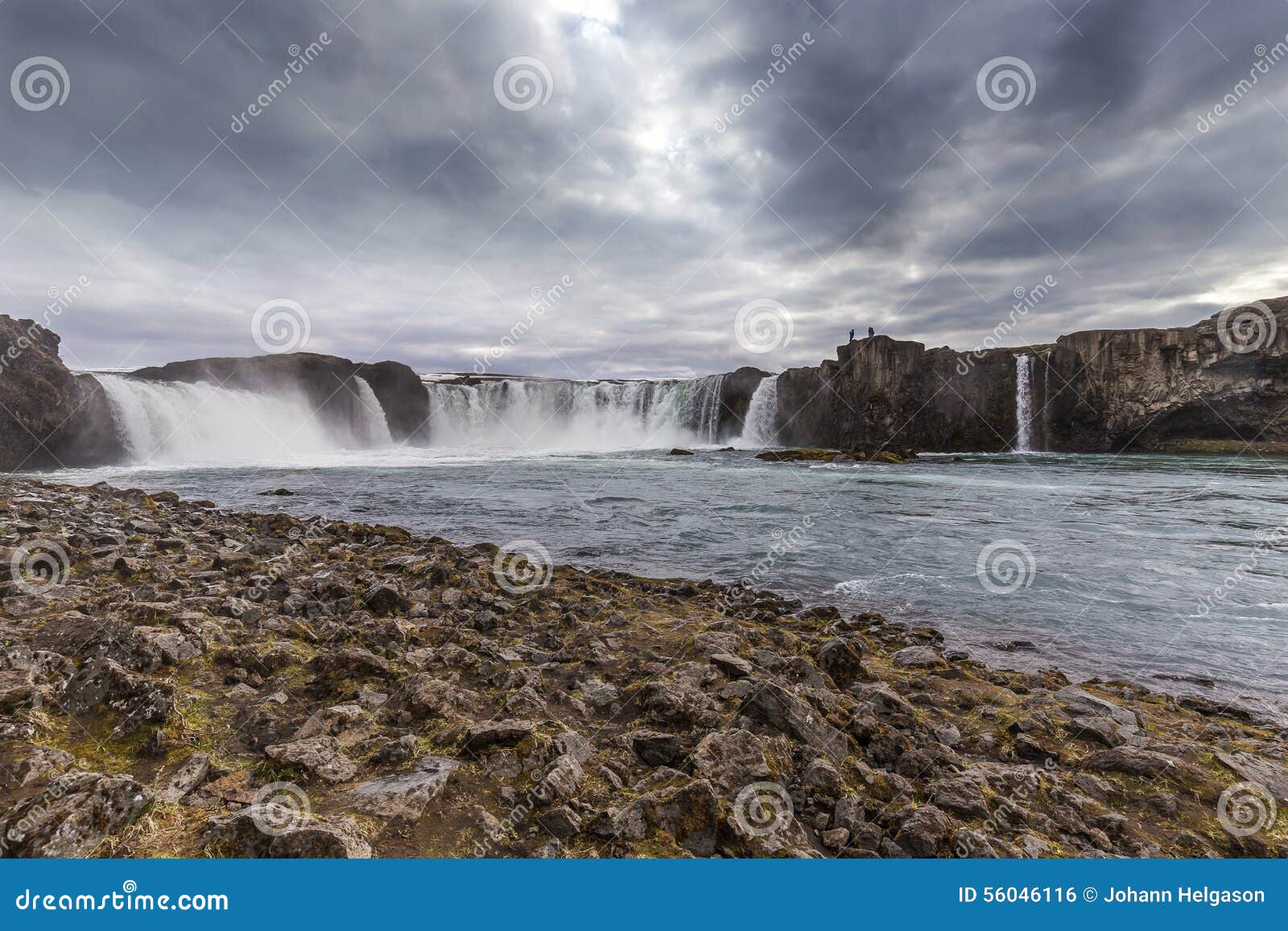 Godafoss waterfall stock photo. Image of waterfall, nature - 56046116