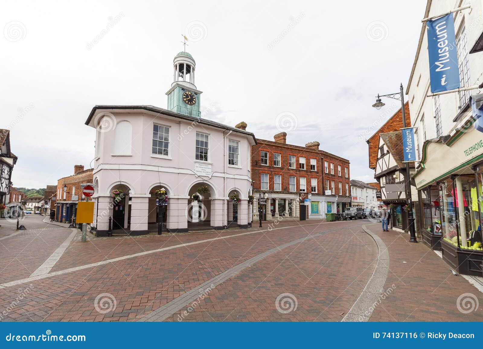 Godalming Town Centre, Surrey, UK Stock Photo - Image of road ...