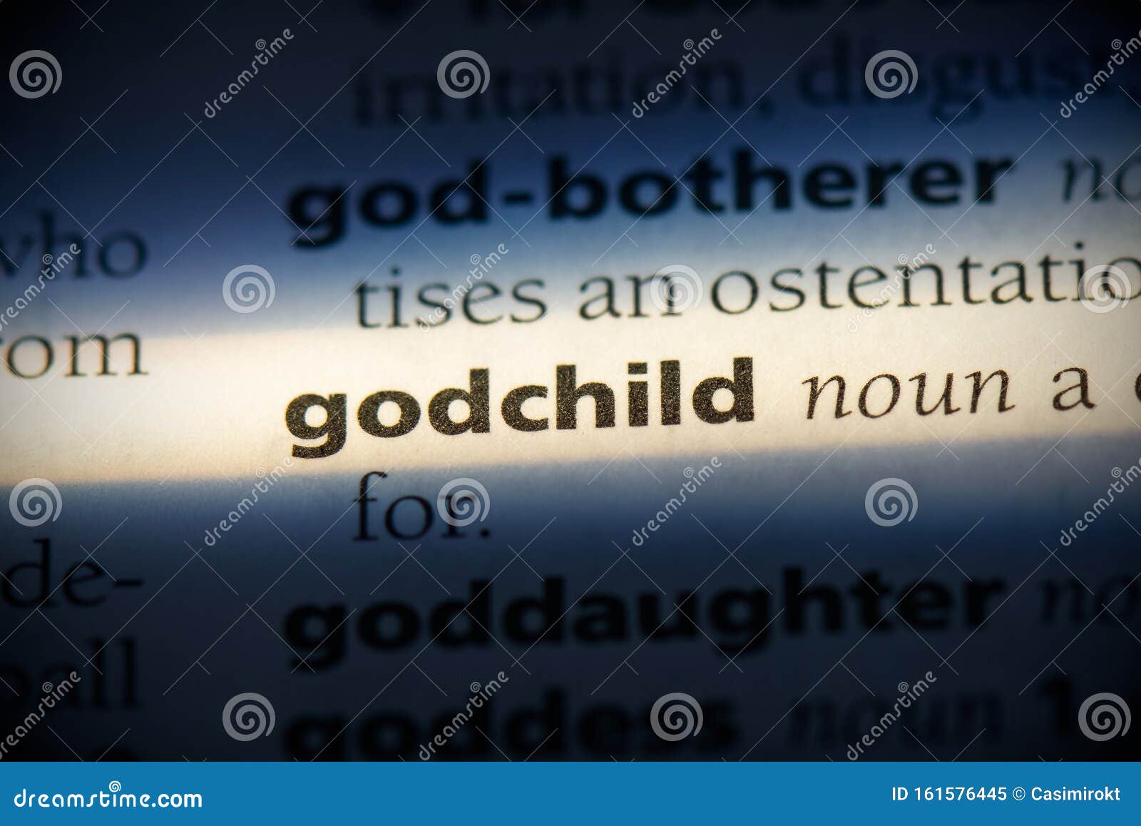 Godchild stock image. Image of paper, highlighted, learn - 161576445